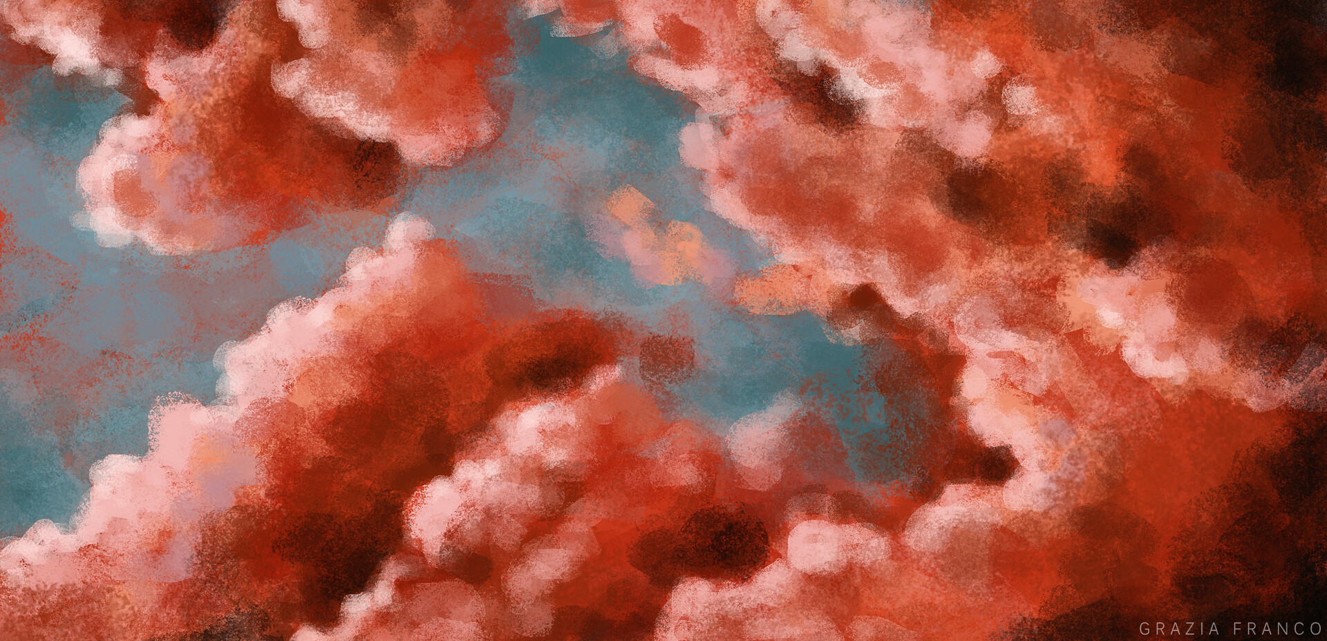 ArtStation - Red clouds