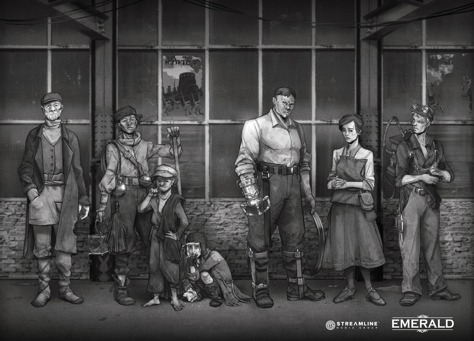 Streamline Studios - Emerald Character Concept Art