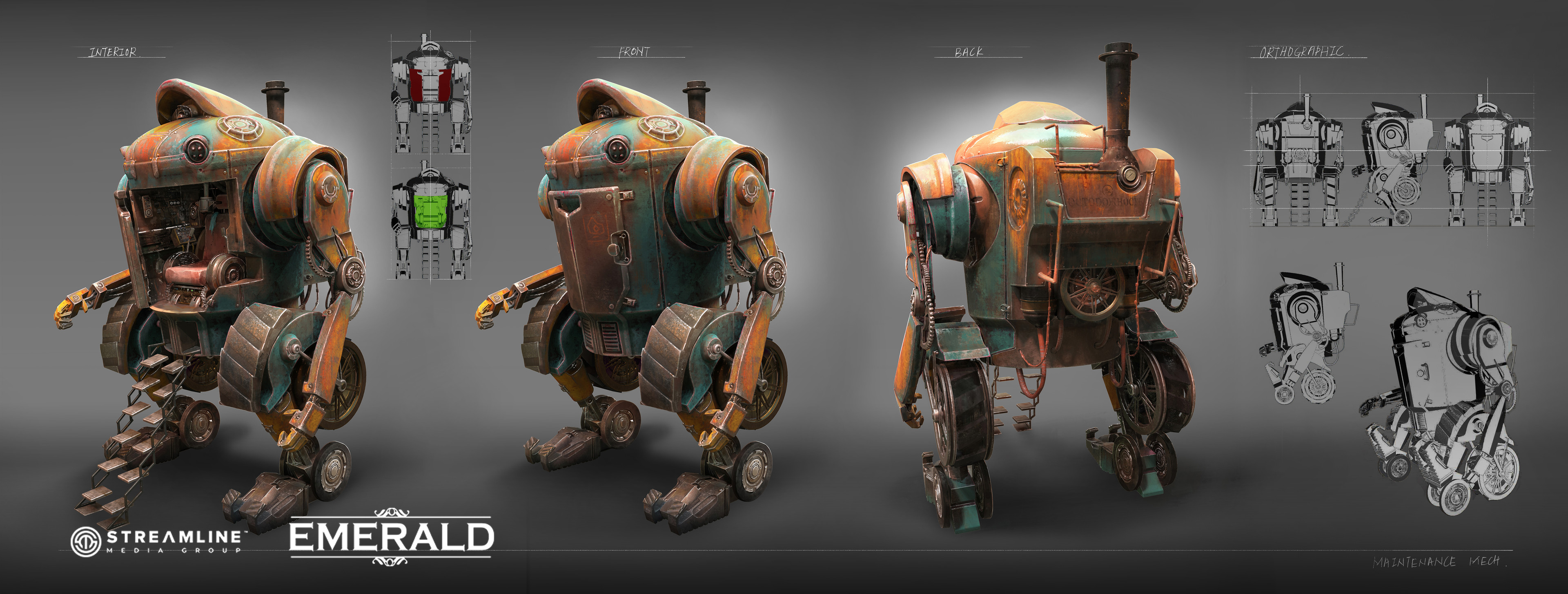 Streamline Studios - Emerald Character Concept Art