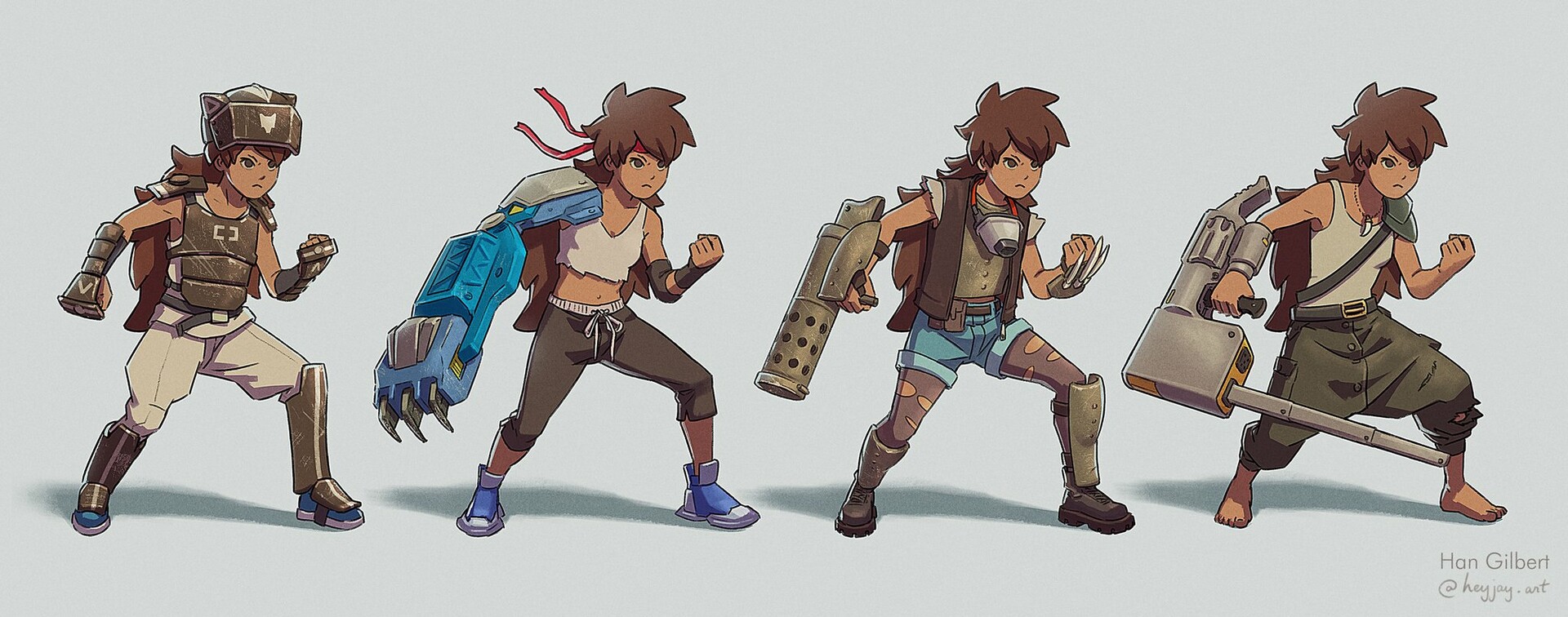 Han Gilbert Portfolio - Character variation 1