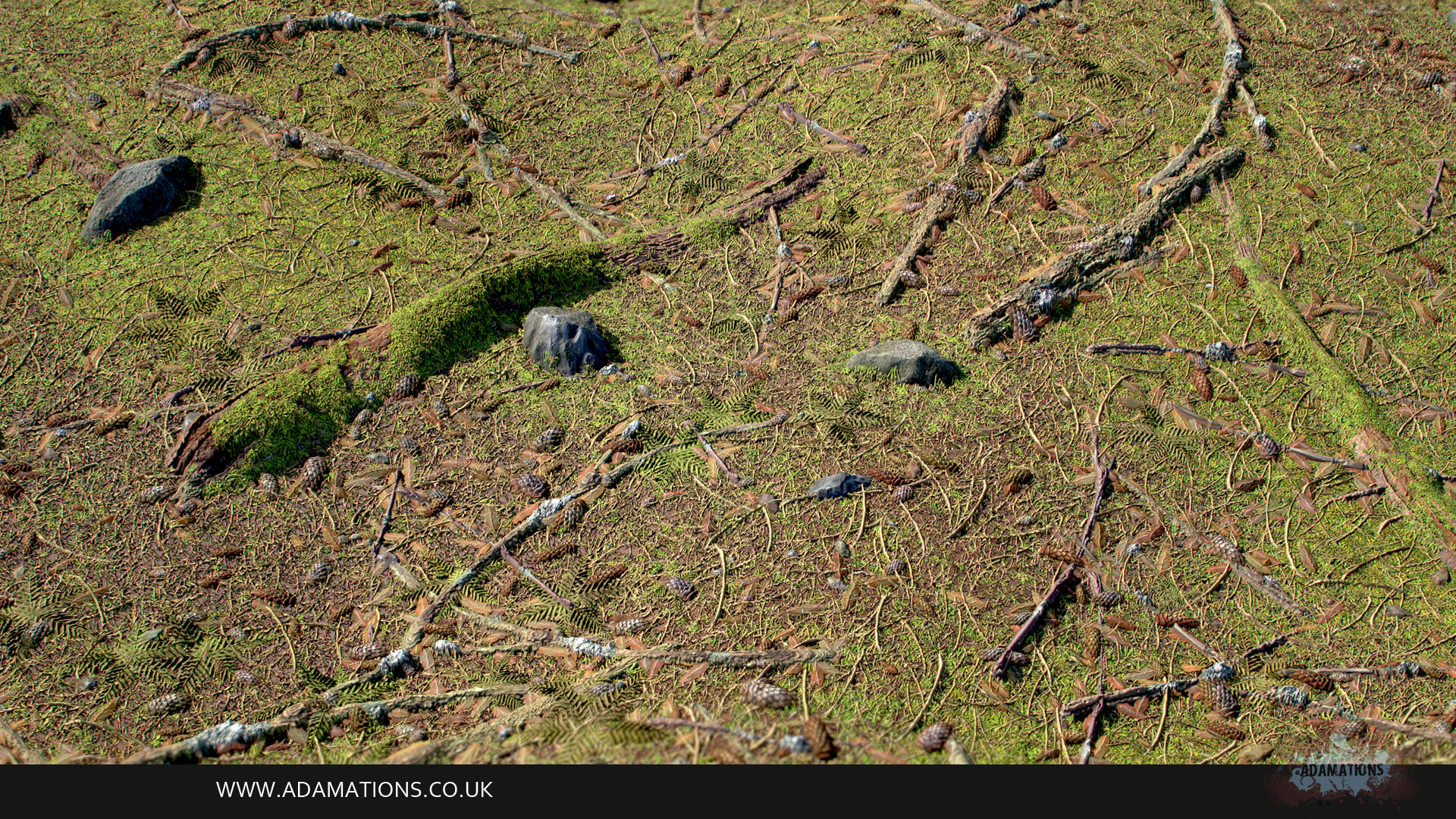ArtStation - Forest floor material study