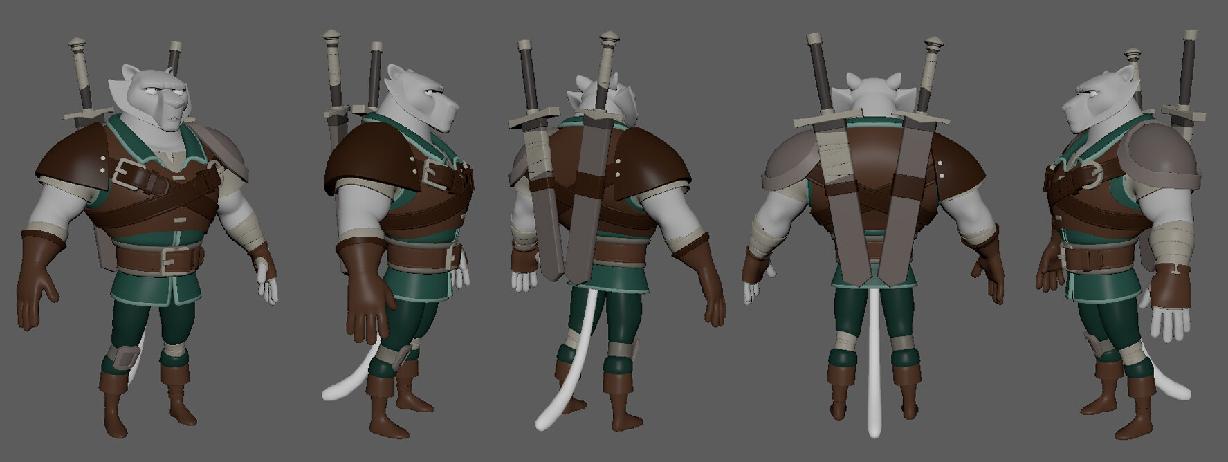 Thiago Batista - Tiger Warrior - PBR character