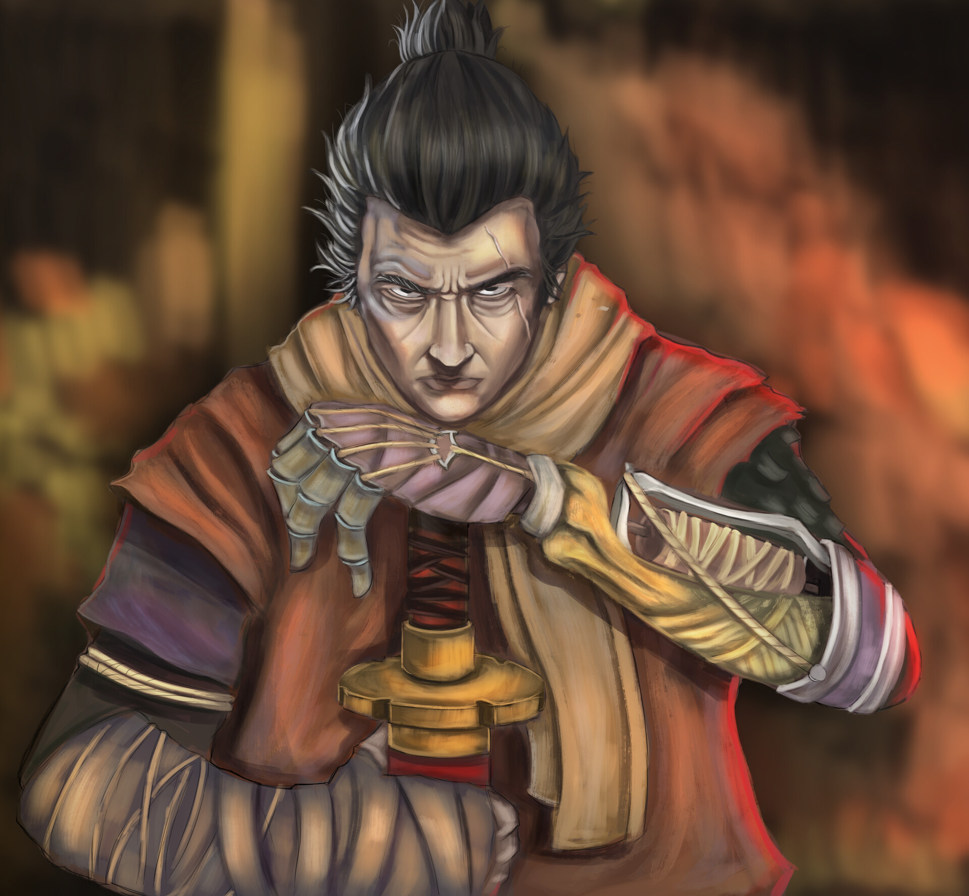 ArtStation - Wolf | Sekiro