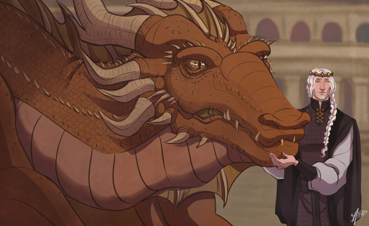 ArtStation - Jaehaerys and Vermithor