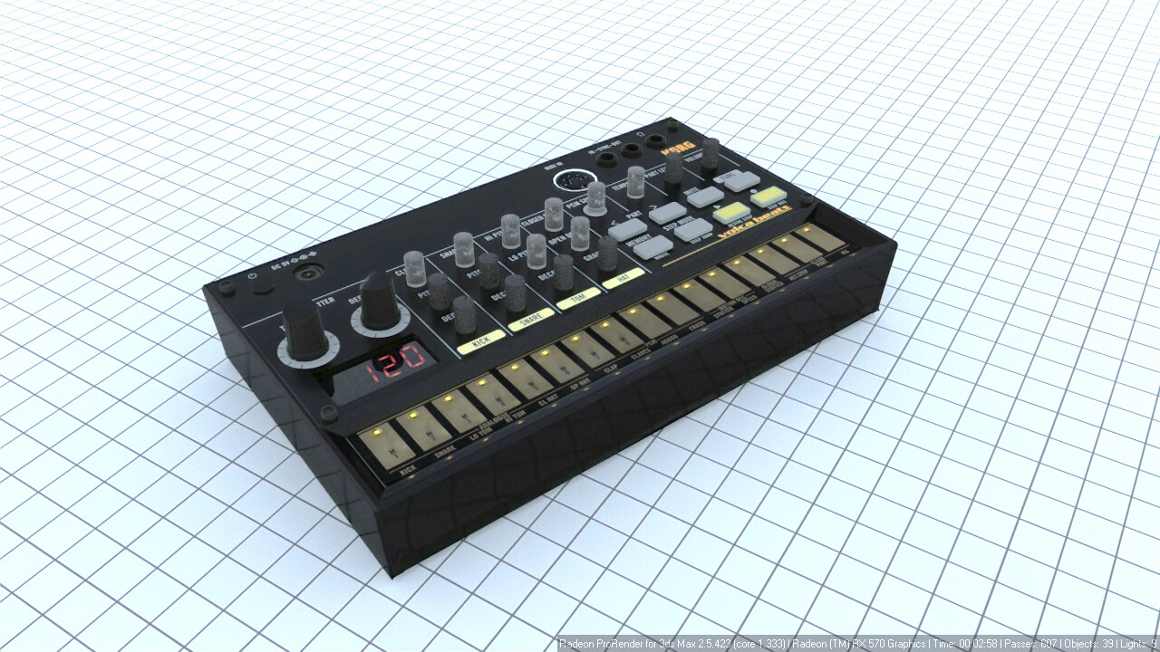 Frank Devoy - Korg Volca Beats - 3D product model
