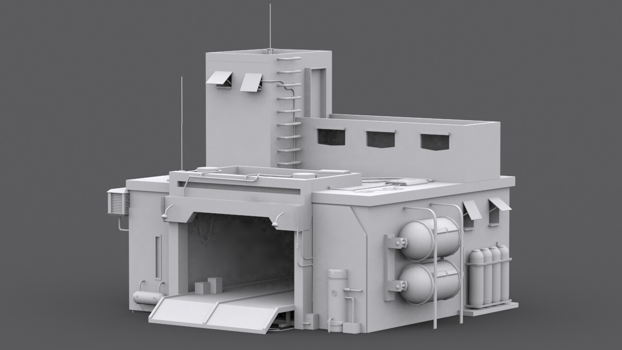 ArtStation - Game art environment Ambient occlusion