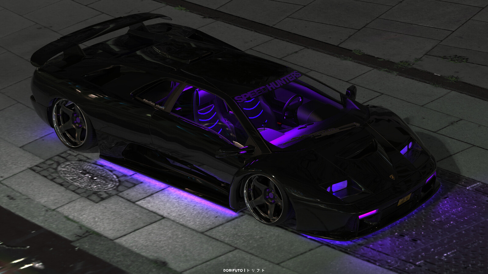 Dorifuto Visuals // Muntahi Jufry - Lamborghini Diablo inspired by ...