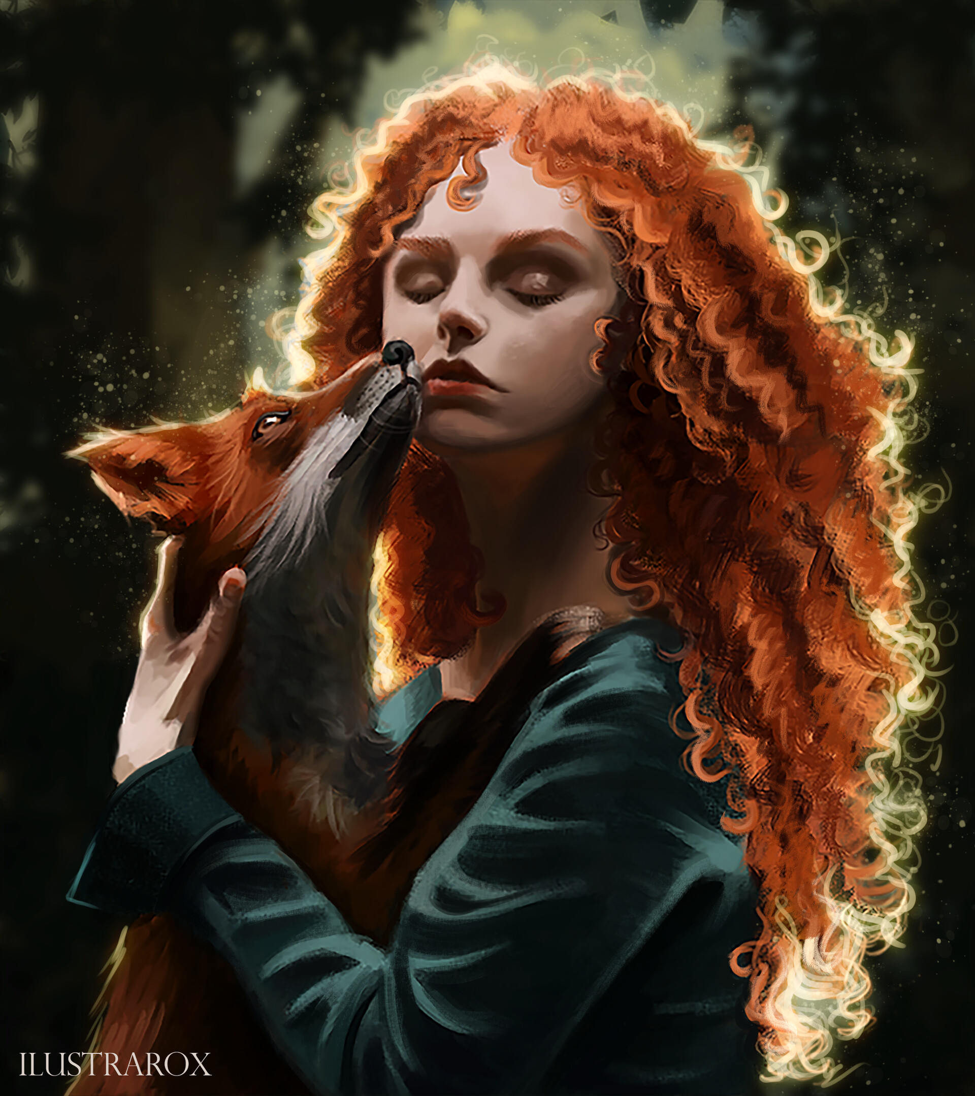 ArtStation - Magic Merida