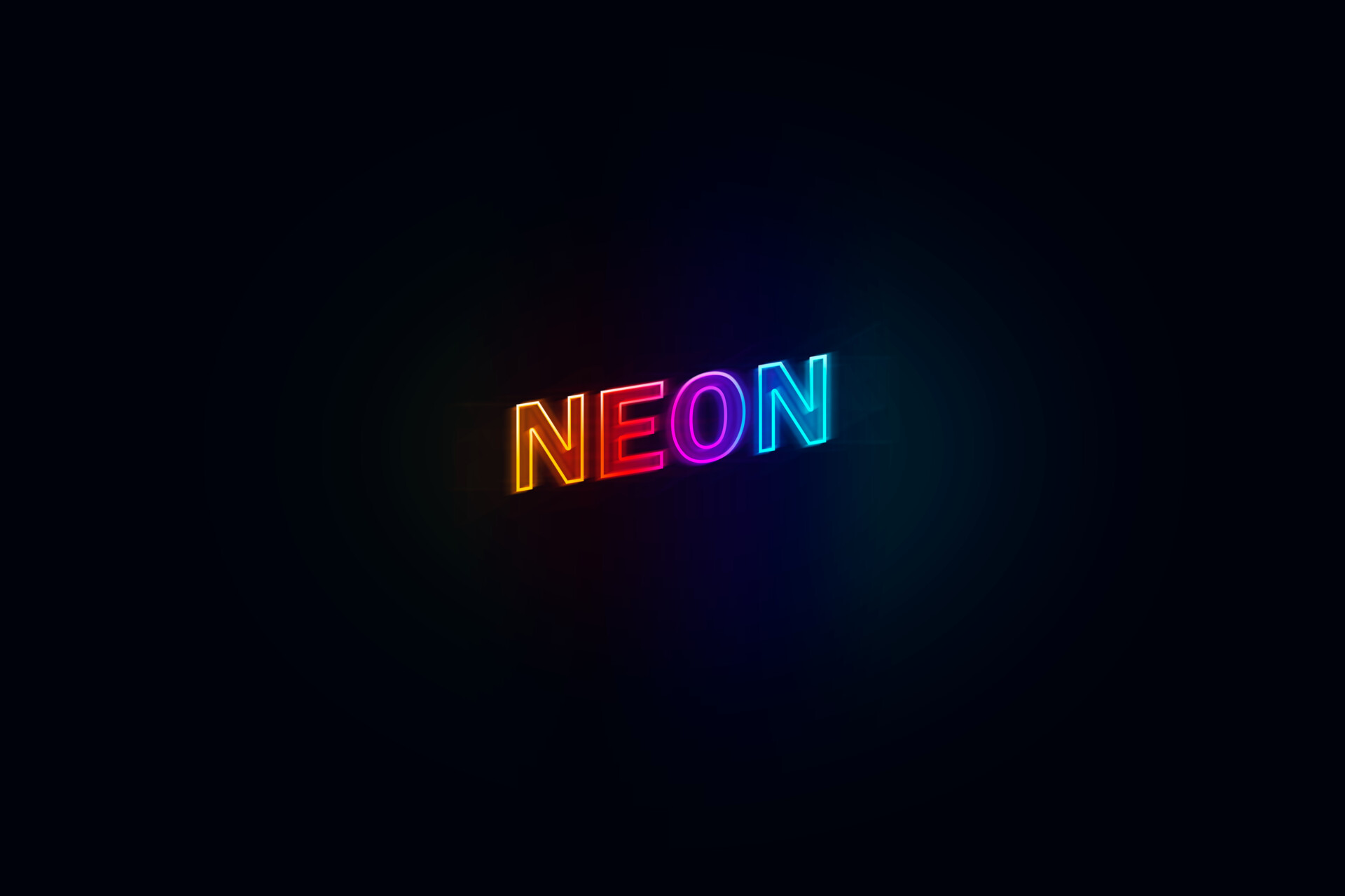 ArtStation - logo Neon