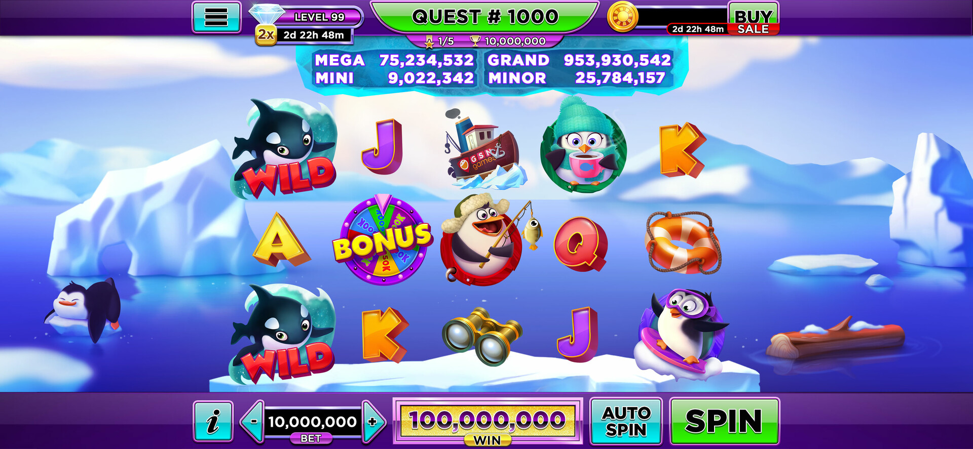 ArtStation - slot Arctic penguin