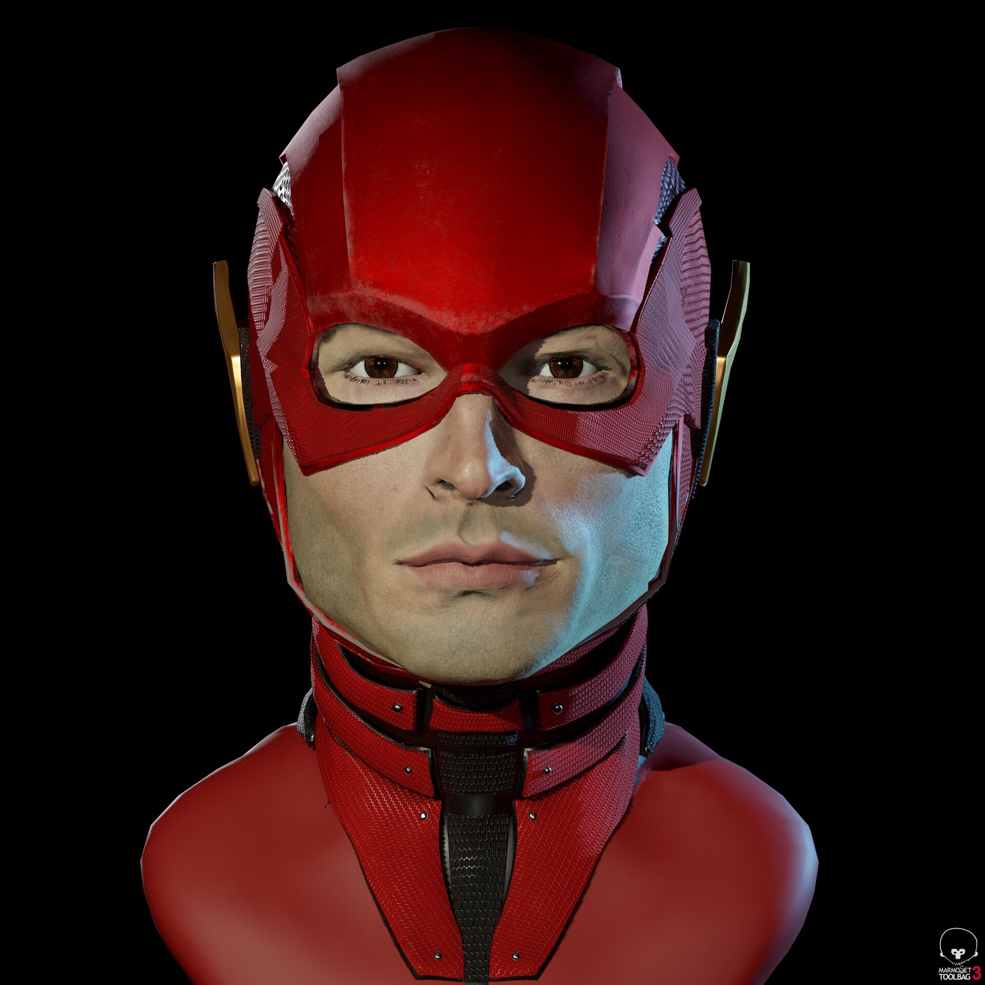 ArtStation - Ezra Miller as the Flash bust