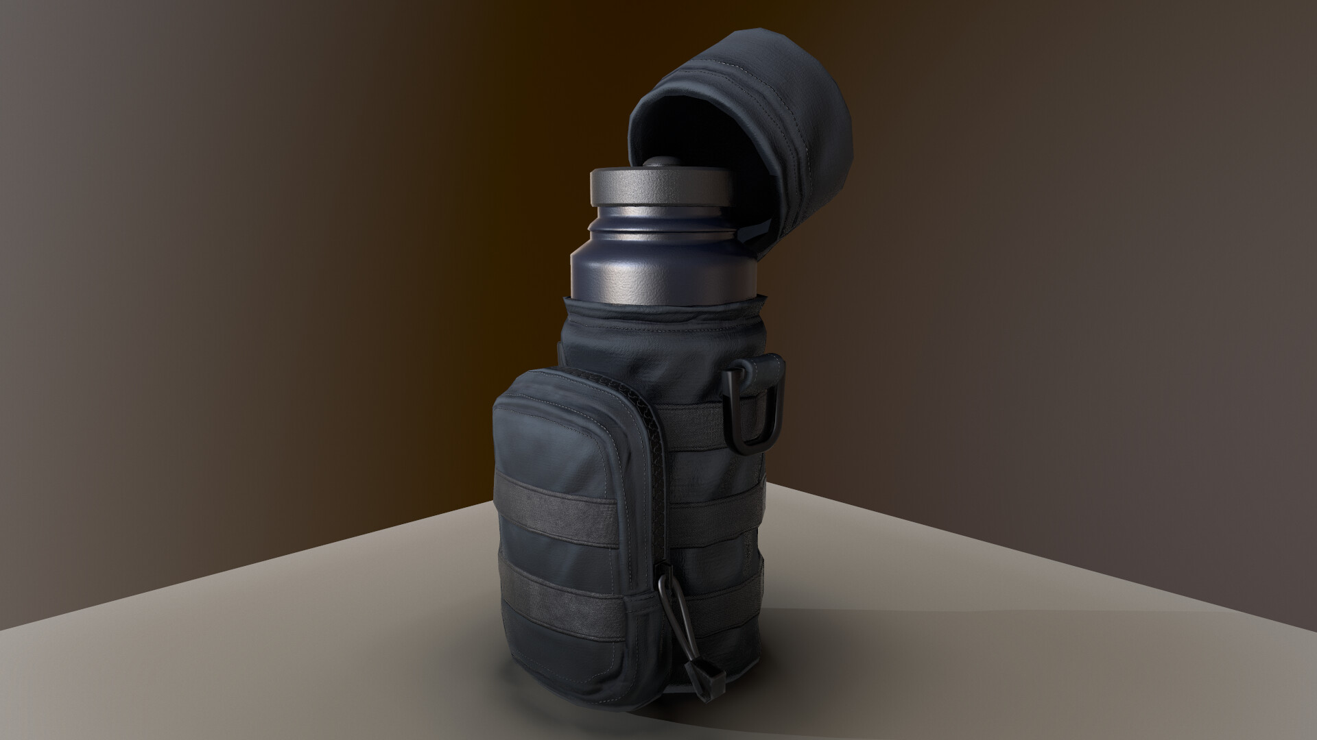 ArtStation - Water Bottle with bag.
