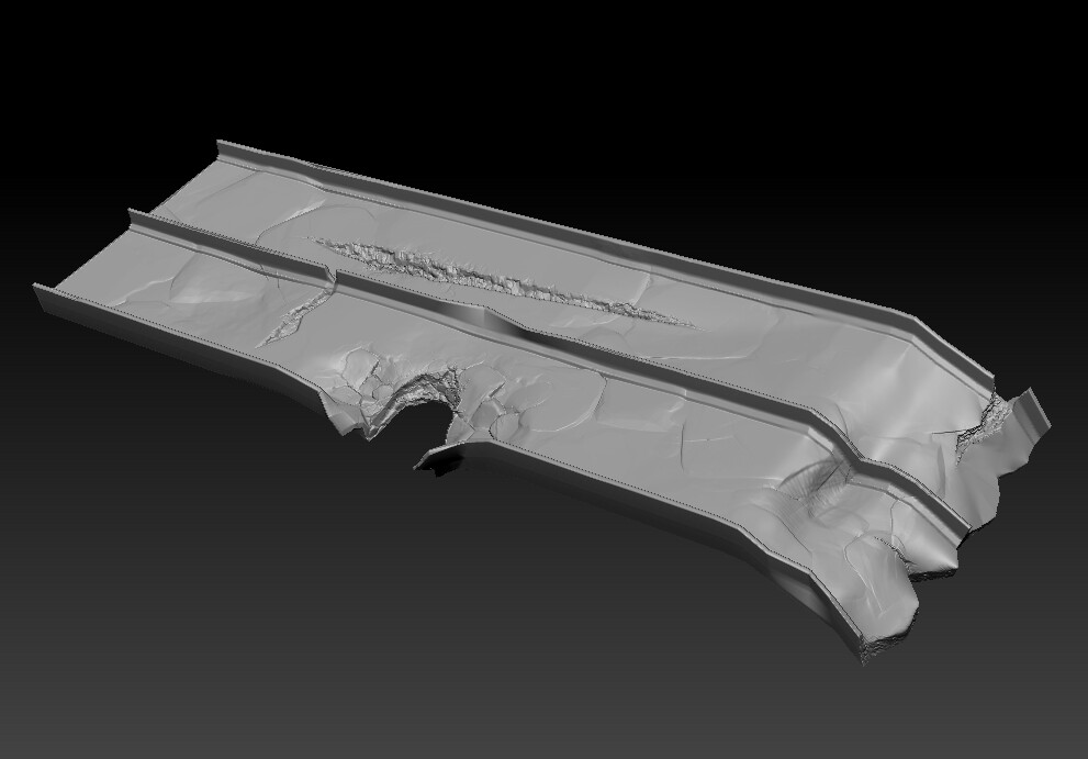 Junqi Zhang - ZBrush Sculpt Record