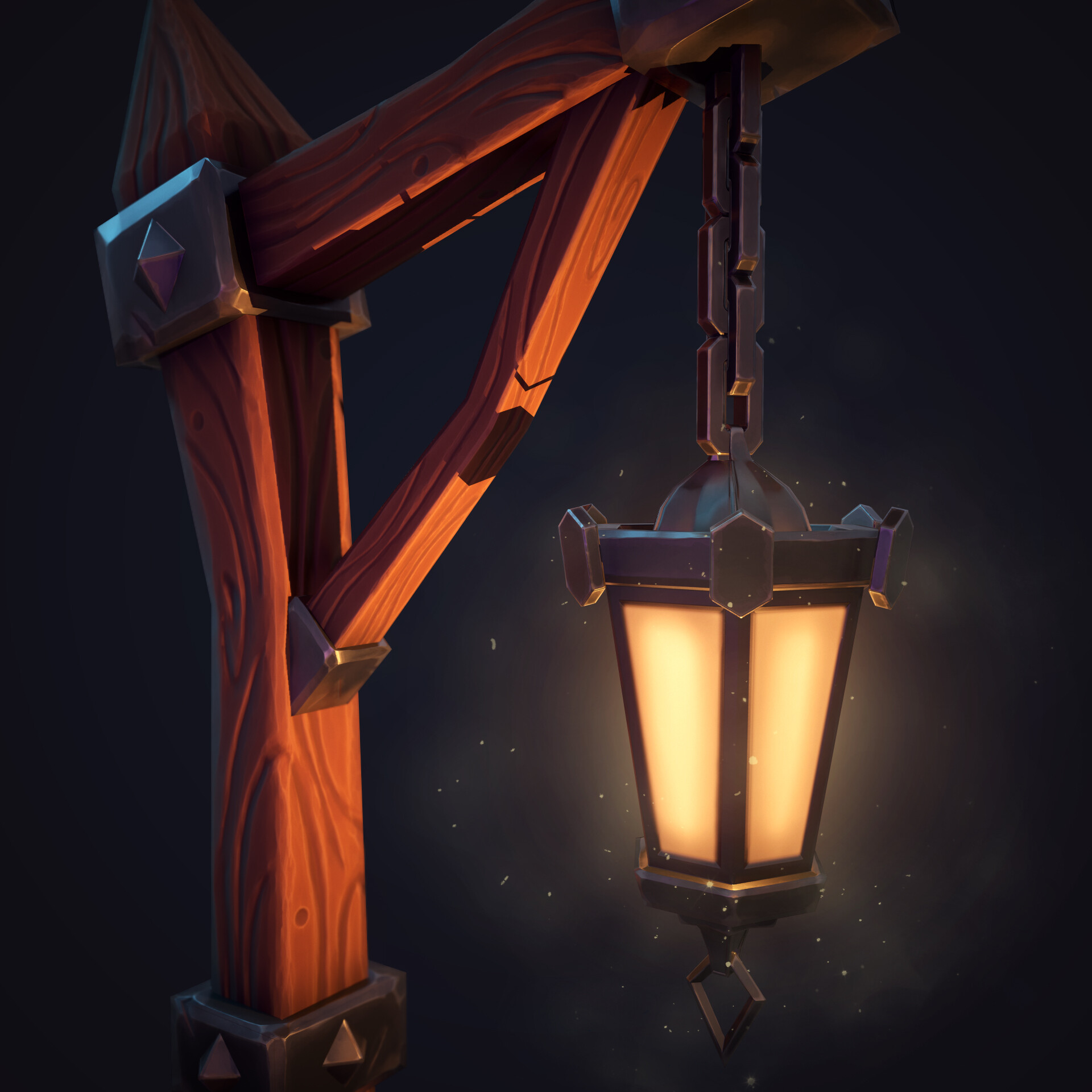 Daria Antonenko - Stylized Streetlamp