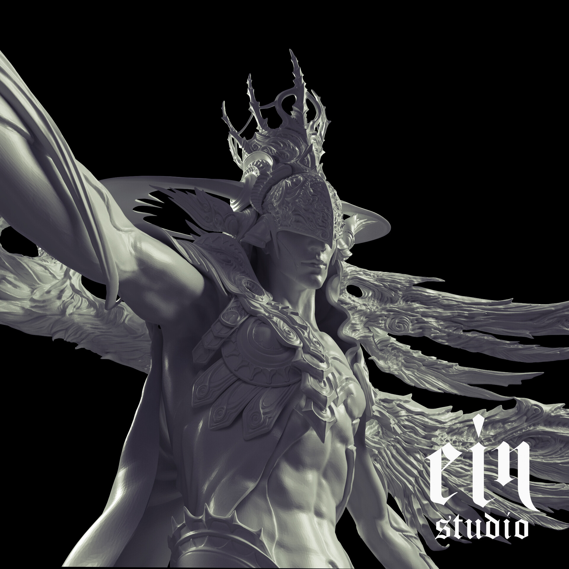 Ein Studio - 【1st: Raguel】The 3D modeling of our own series ——7 Angels ...