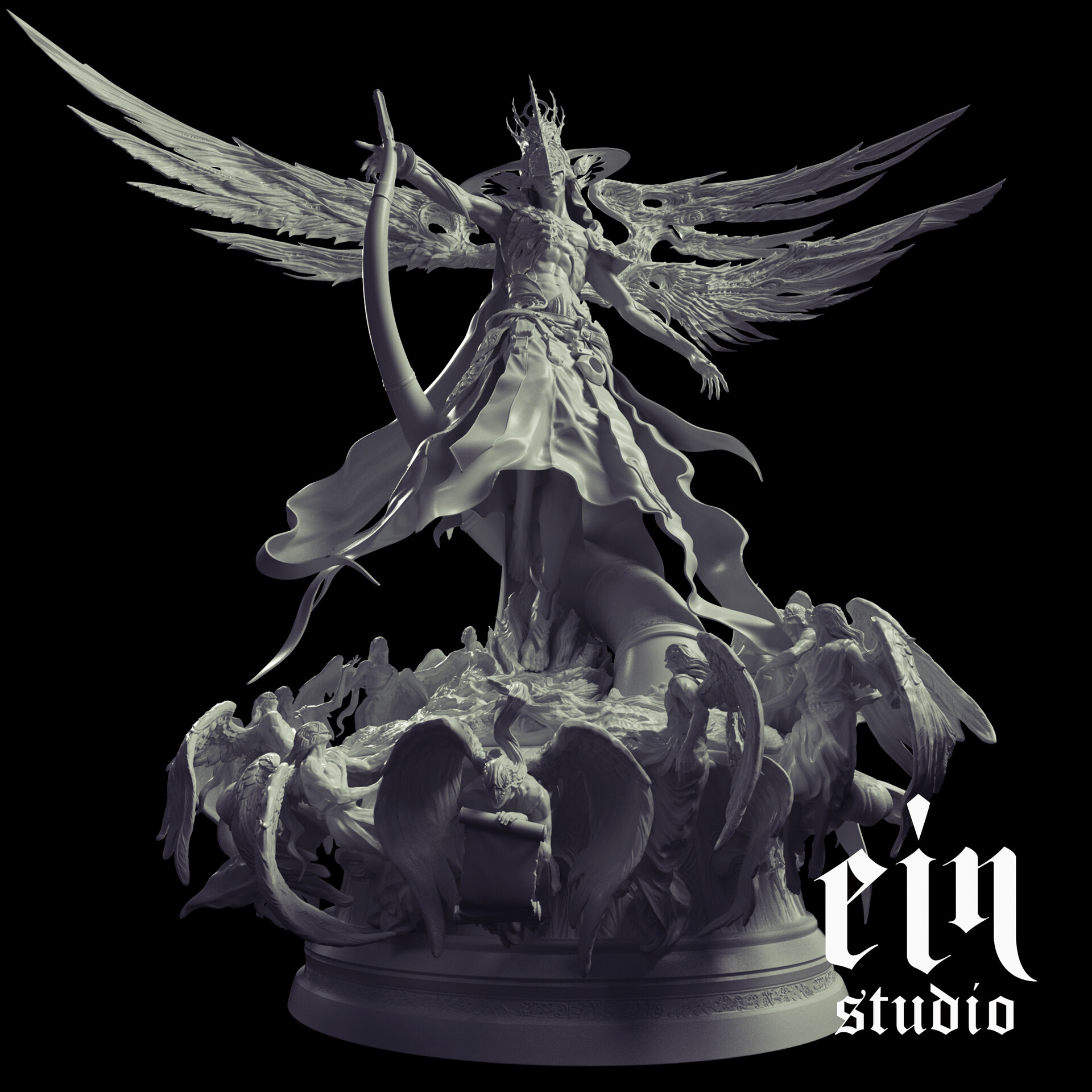 Ein Studio - 【1st: Raguel】The 3D modeling of our own series ——7 Angels ...