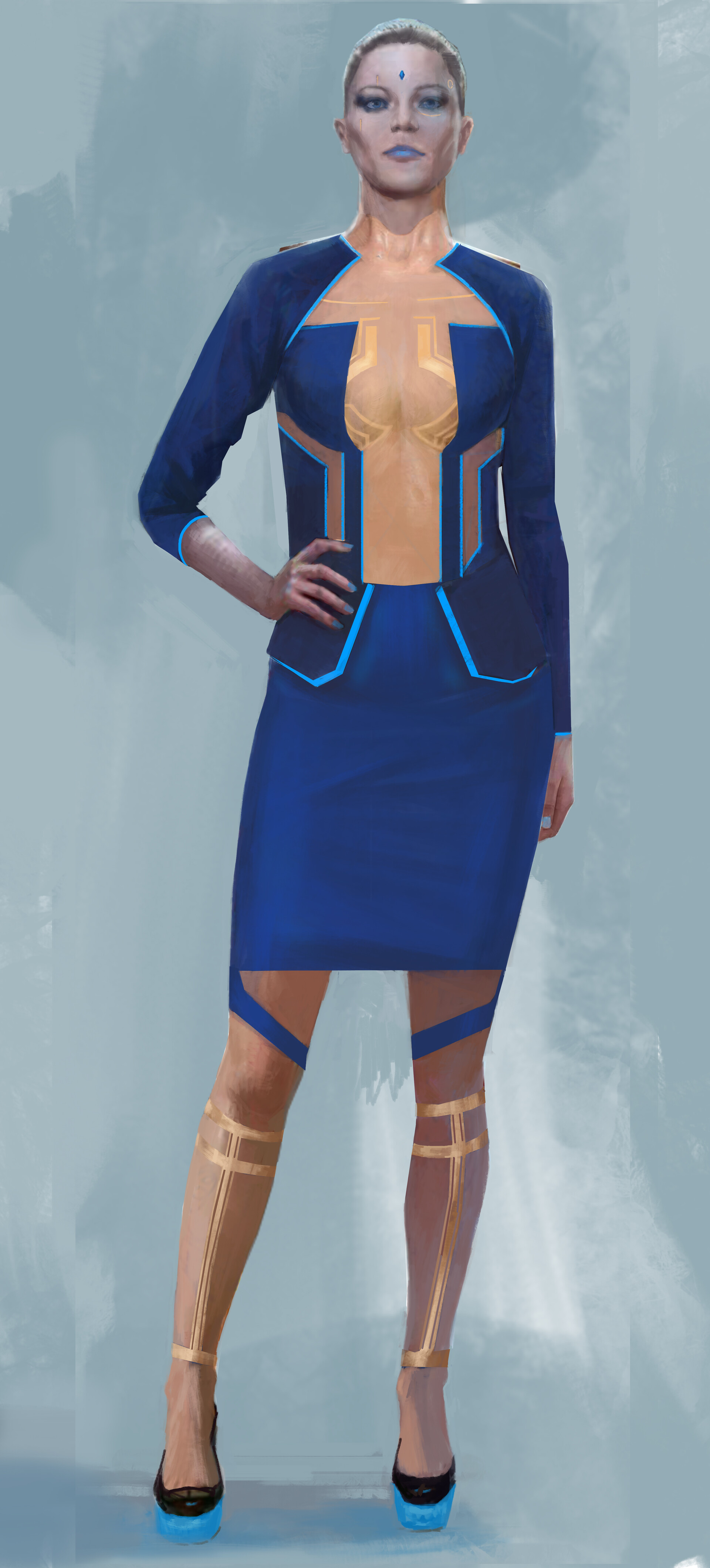 Hongda Zhang - Red · Yellow · Blue · Green