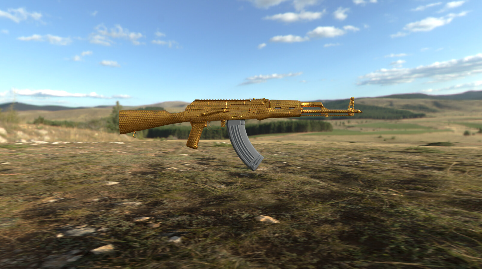 ArtStation - RUST AK GOLD
