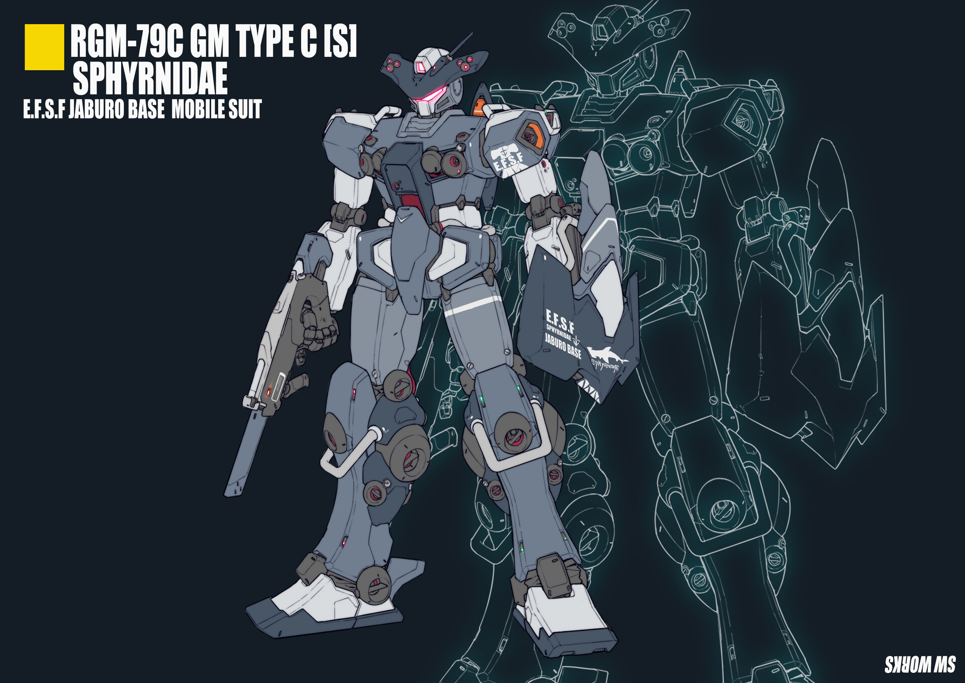 ArtStation - RGM-79C SPHYRNIDAE