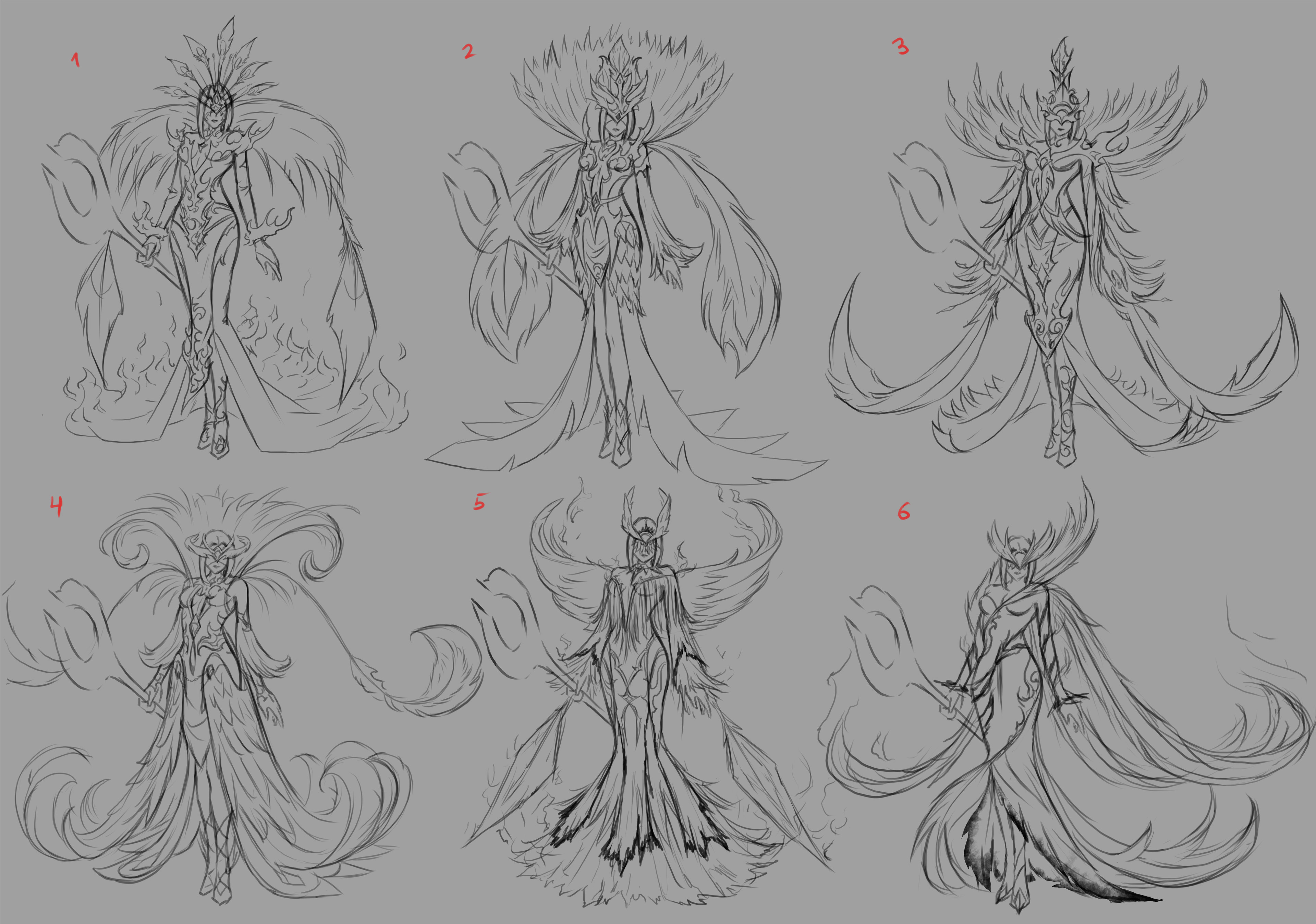 Curlyhair Nadia Asserzon - Pharsa Phoenix skin design