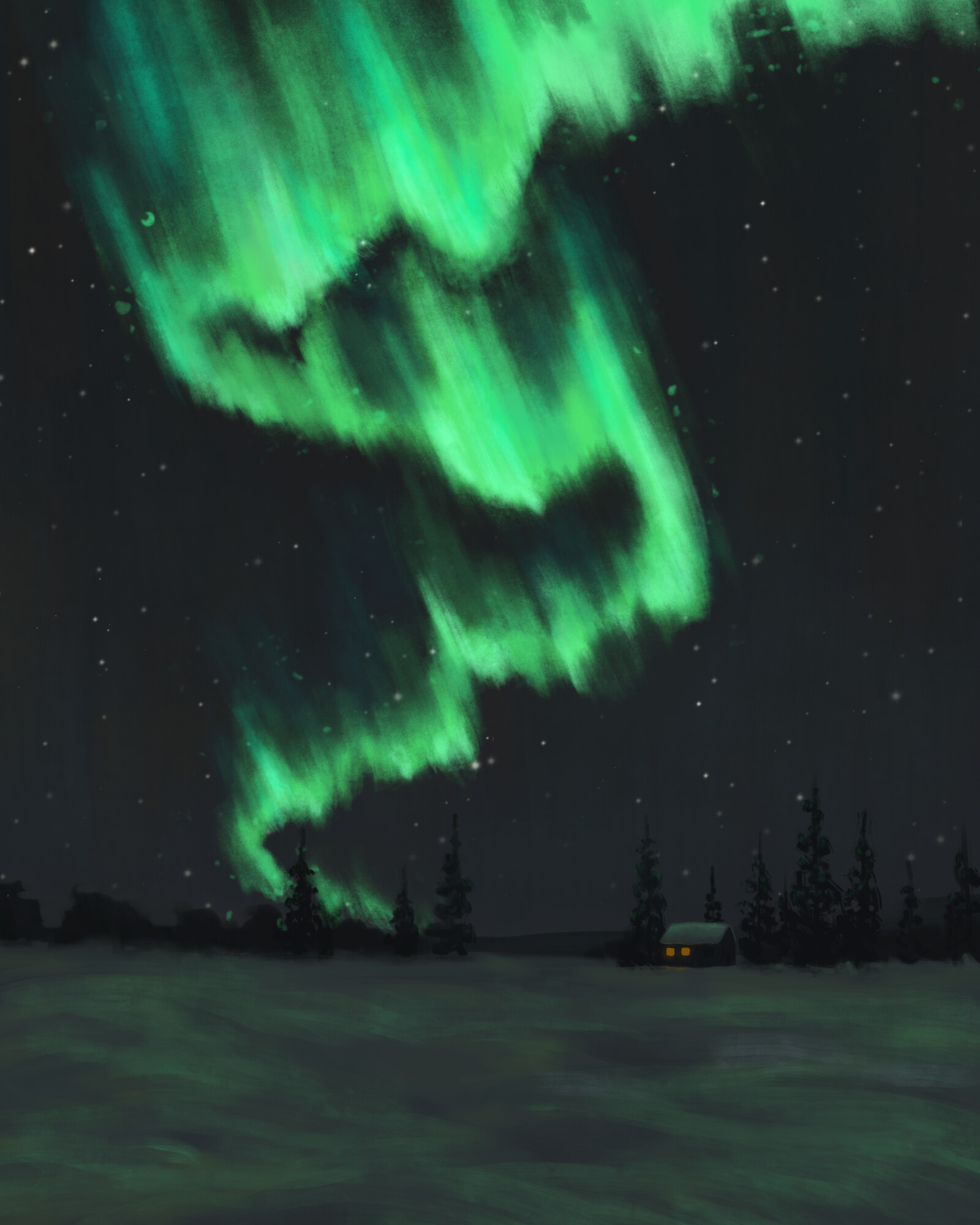 ArtStation - Northern Lights