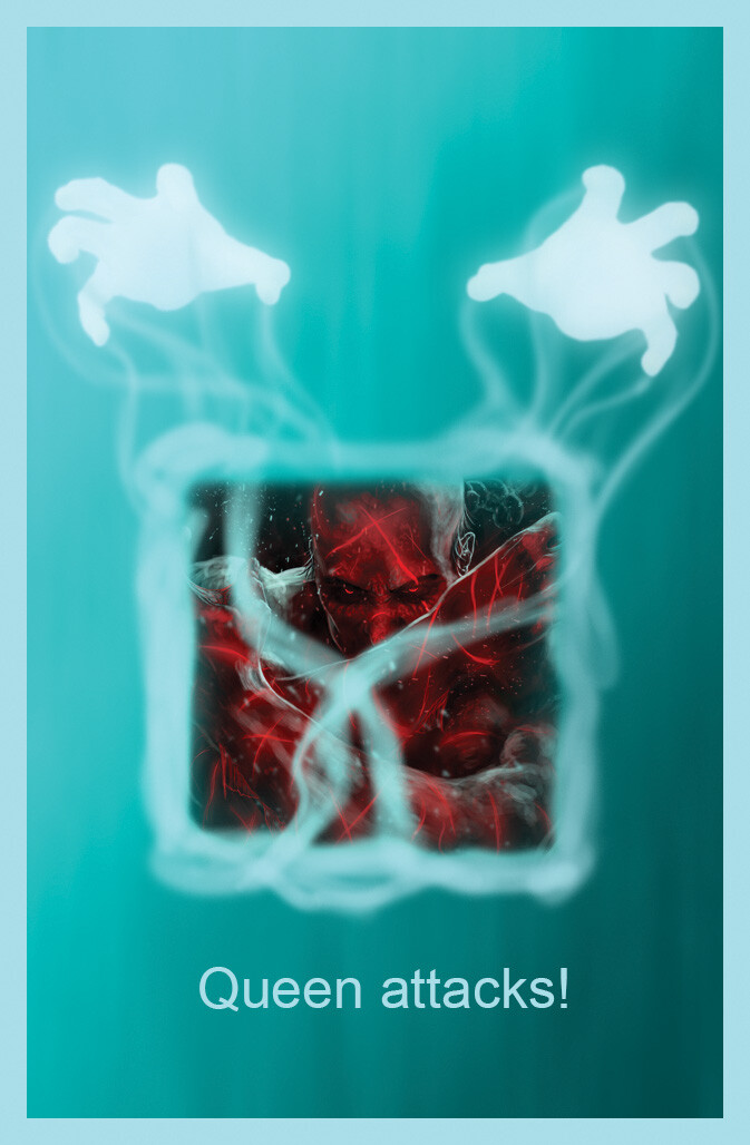 ArtStation - Queen Attacks Addan