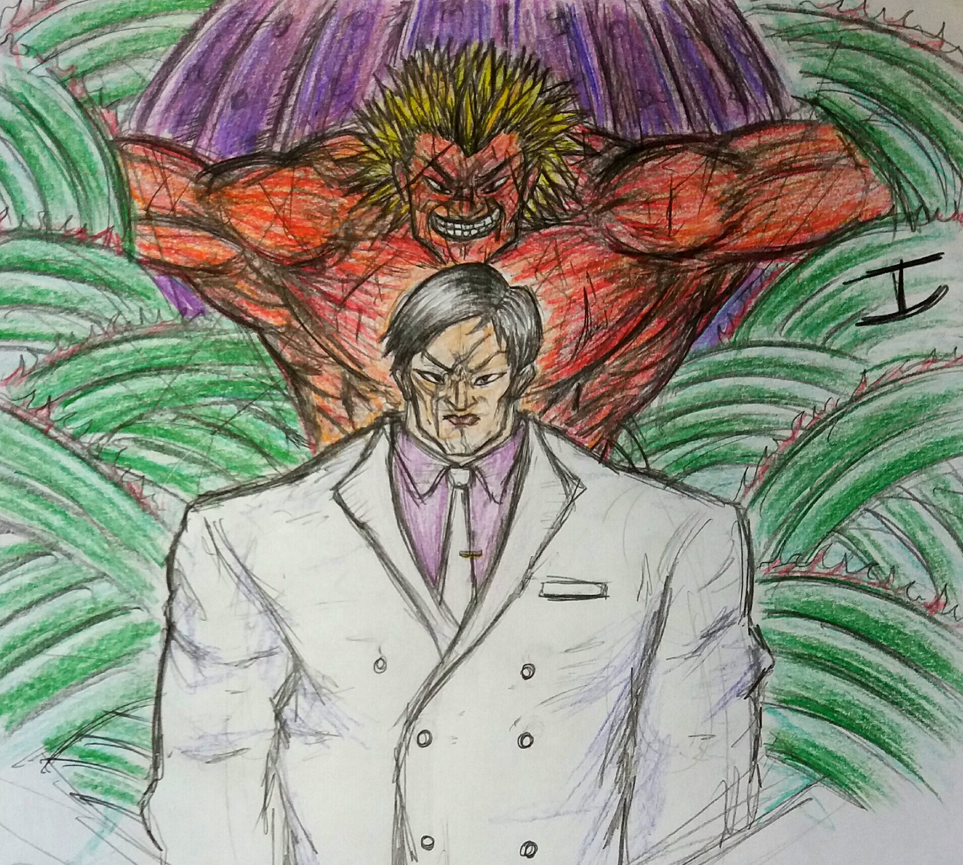 ArtStation - Hanayama from Baki