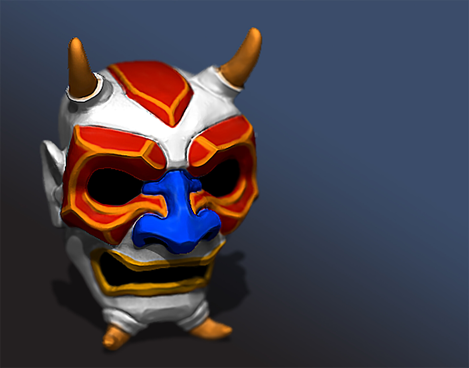 ArtStation - Japanese Mask