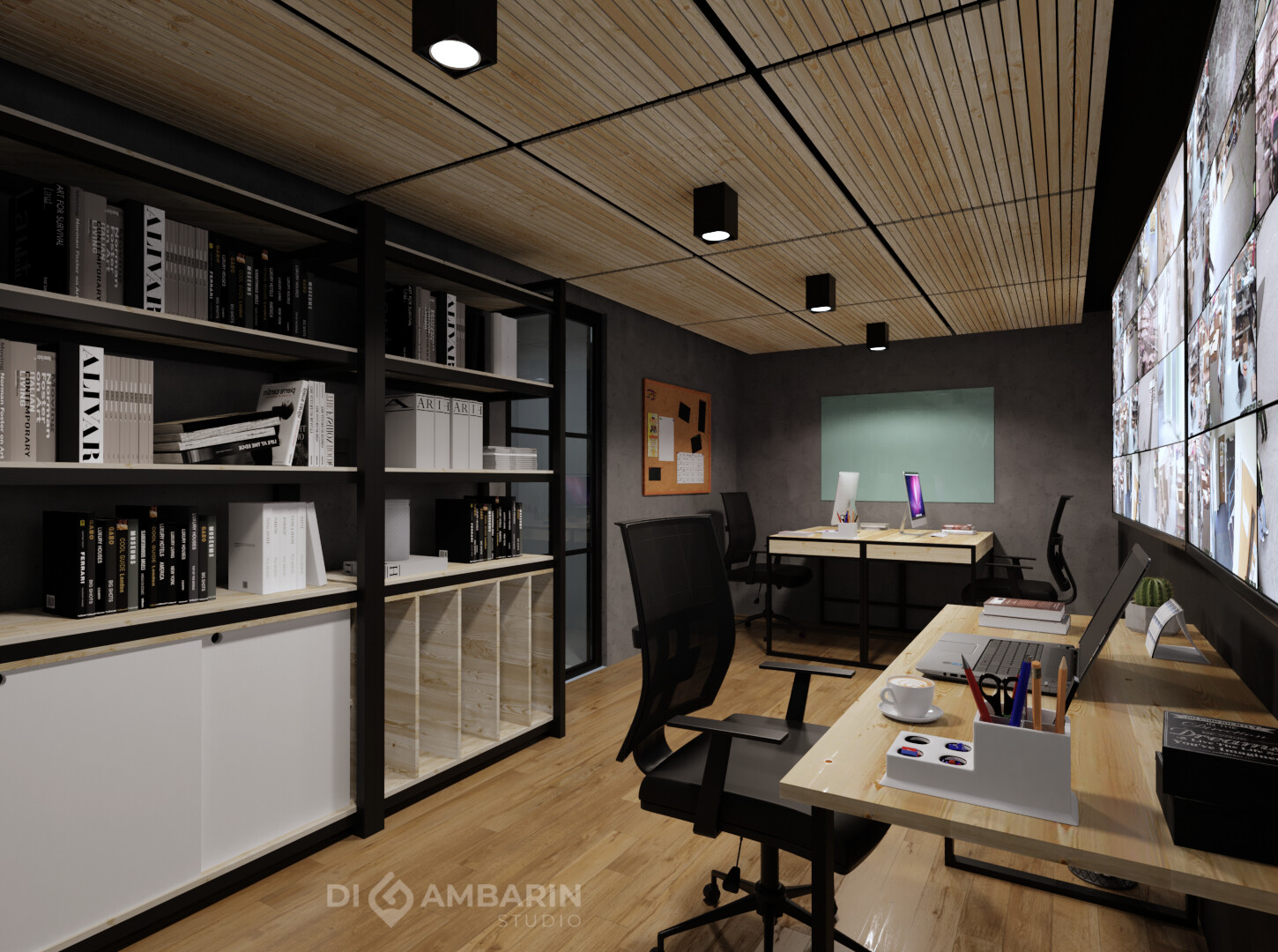 Digambarin Studio - CCTV Room - Dapenra Building