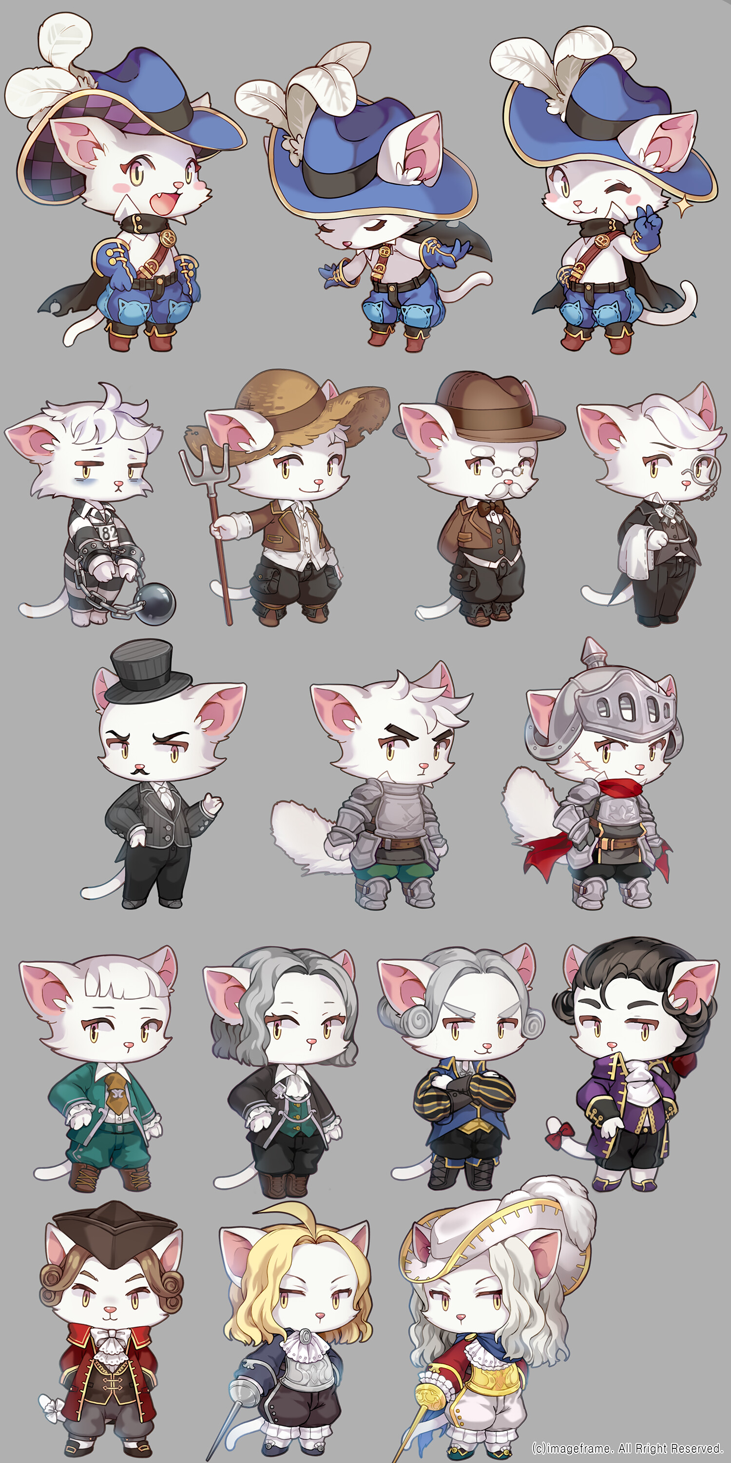 ArtStation - cat characters