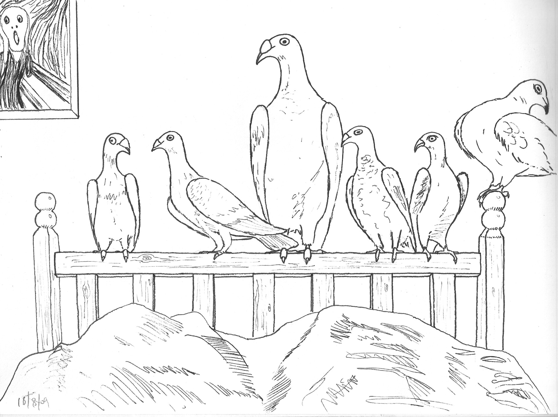 ArtStation - Scary Pigeons (pigeons effrayants)