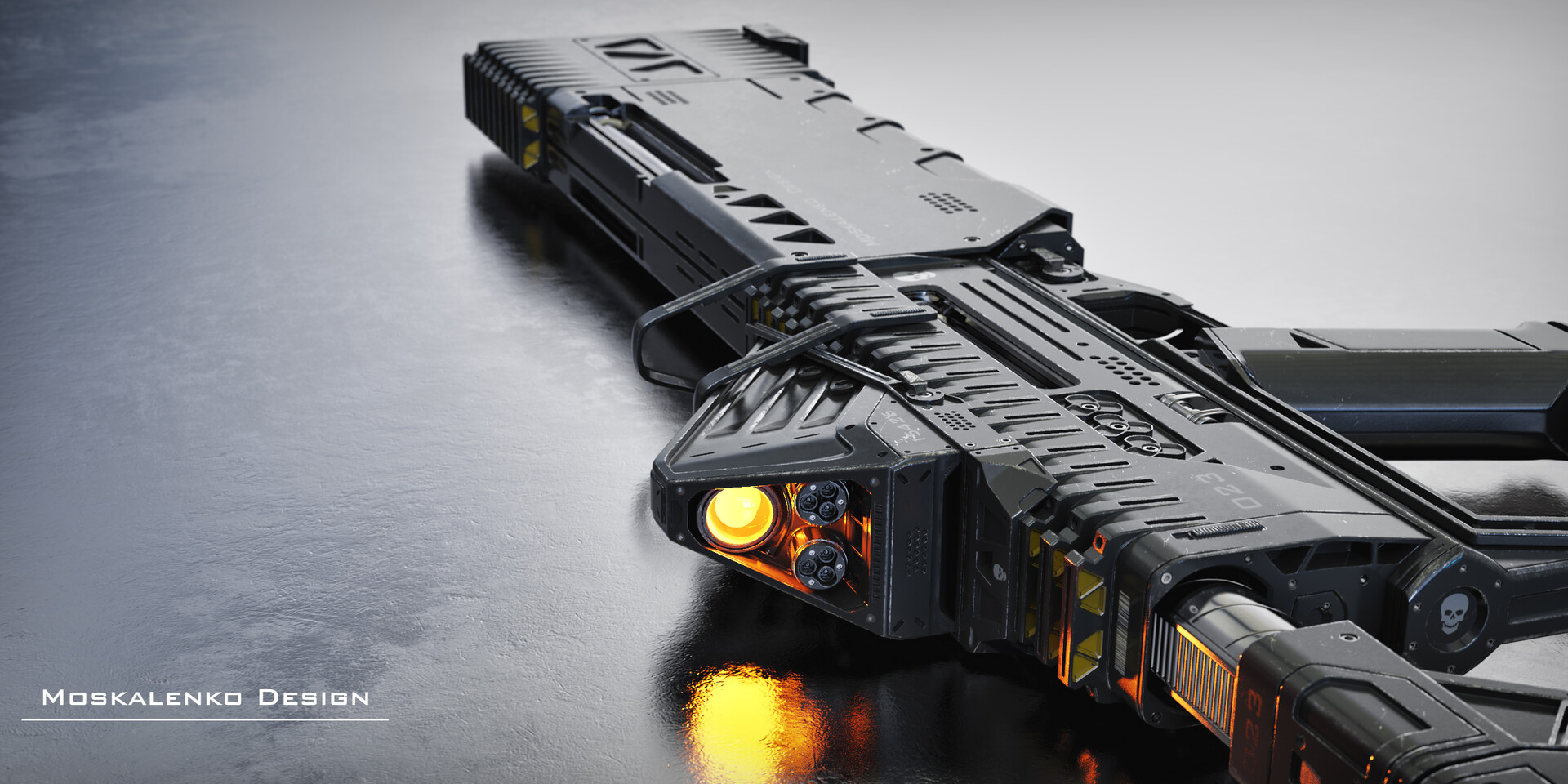 ArtStation - Sci-fi rifle