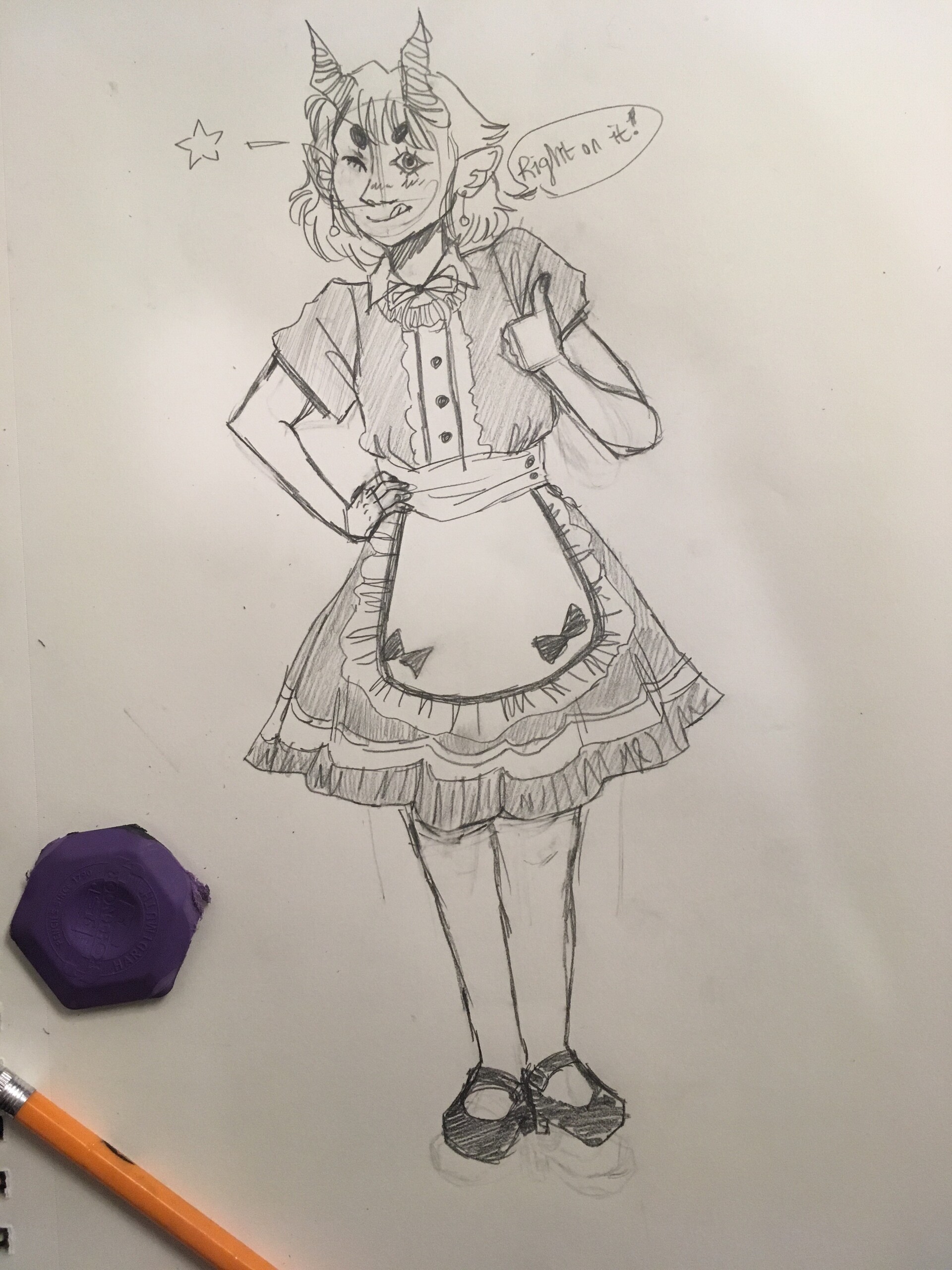 ArtStation - Dragon Maid OC