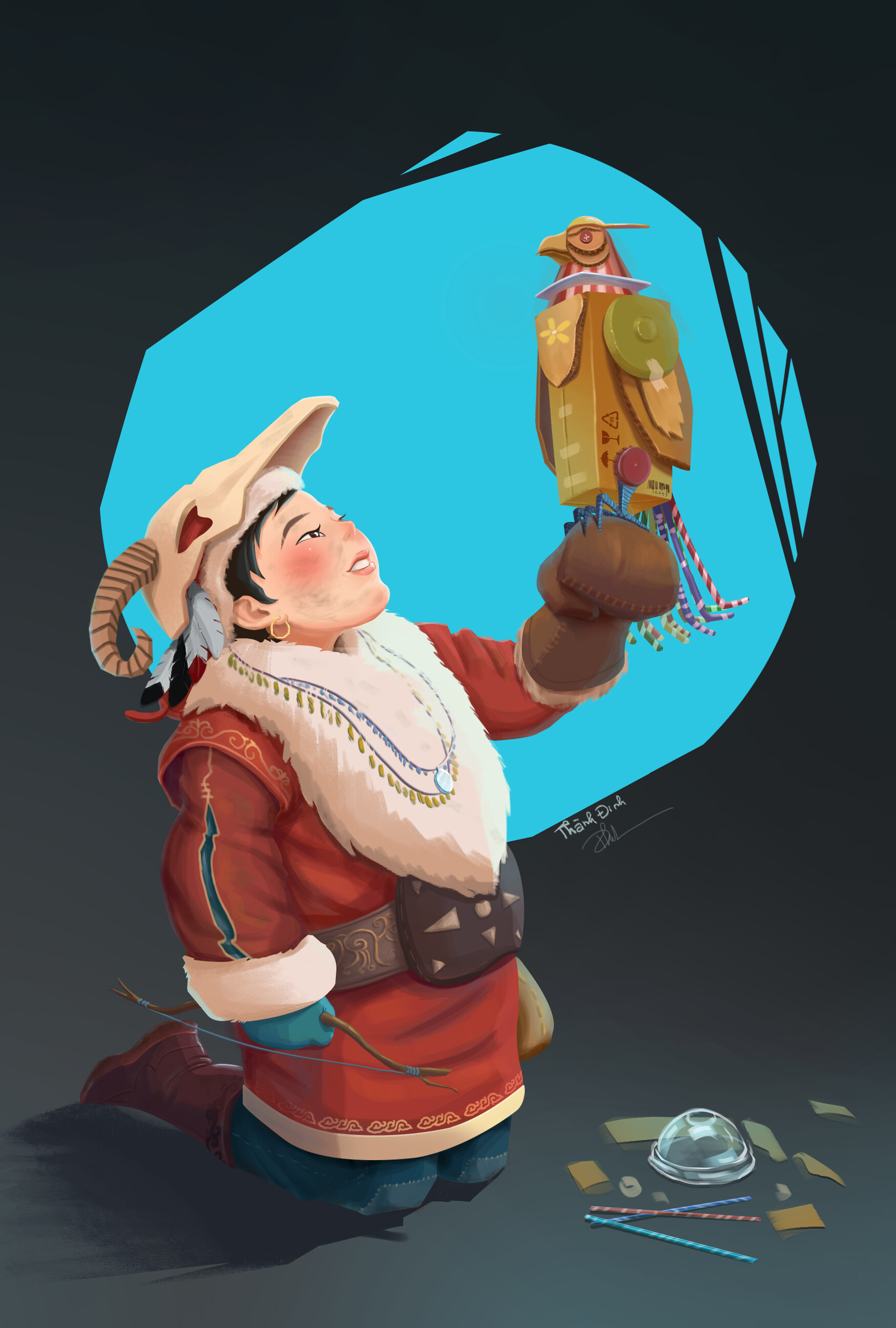 ArtStation - Junior eagle hunter