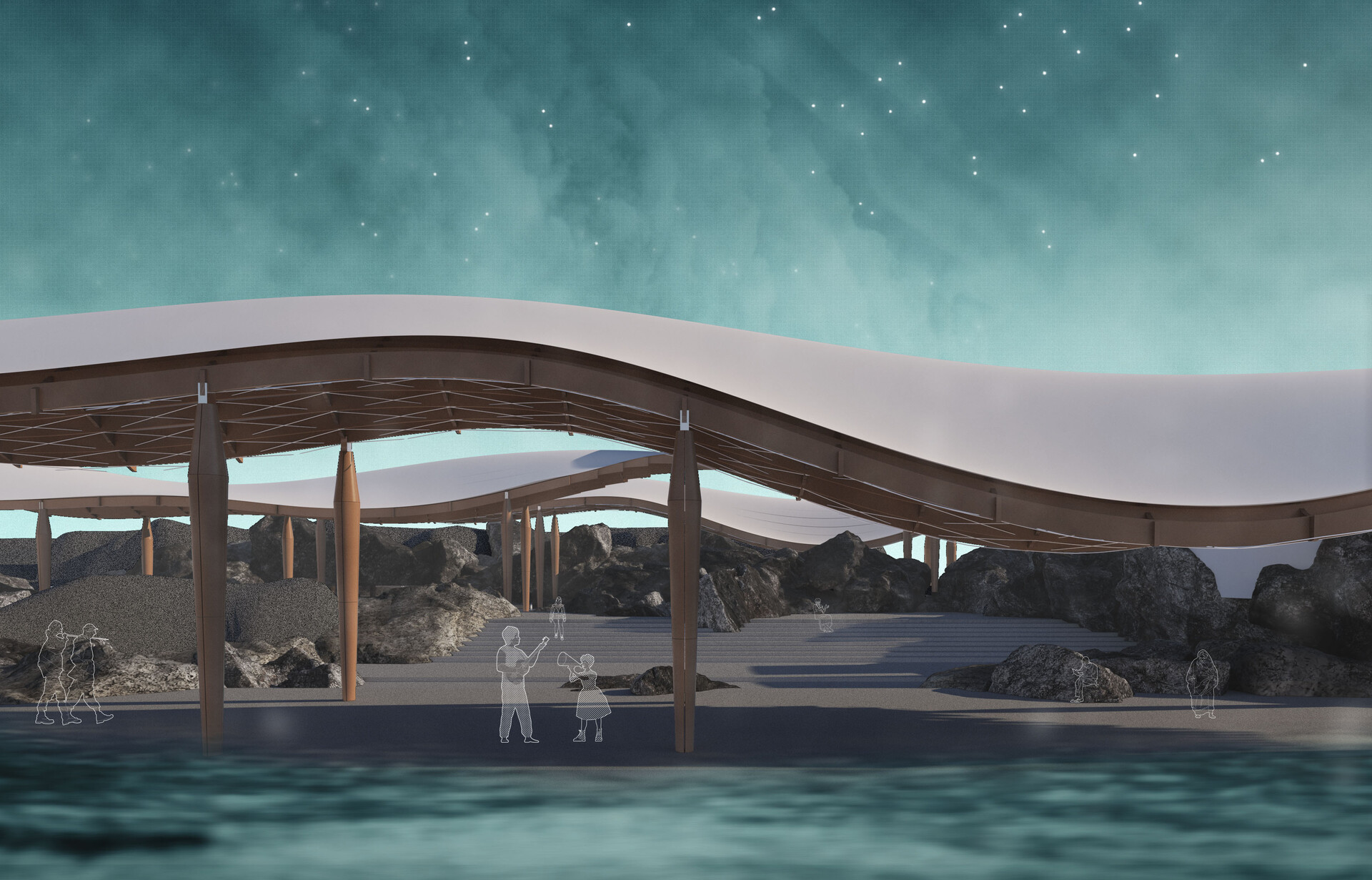 ArtStation - SEASIDE PAVILION