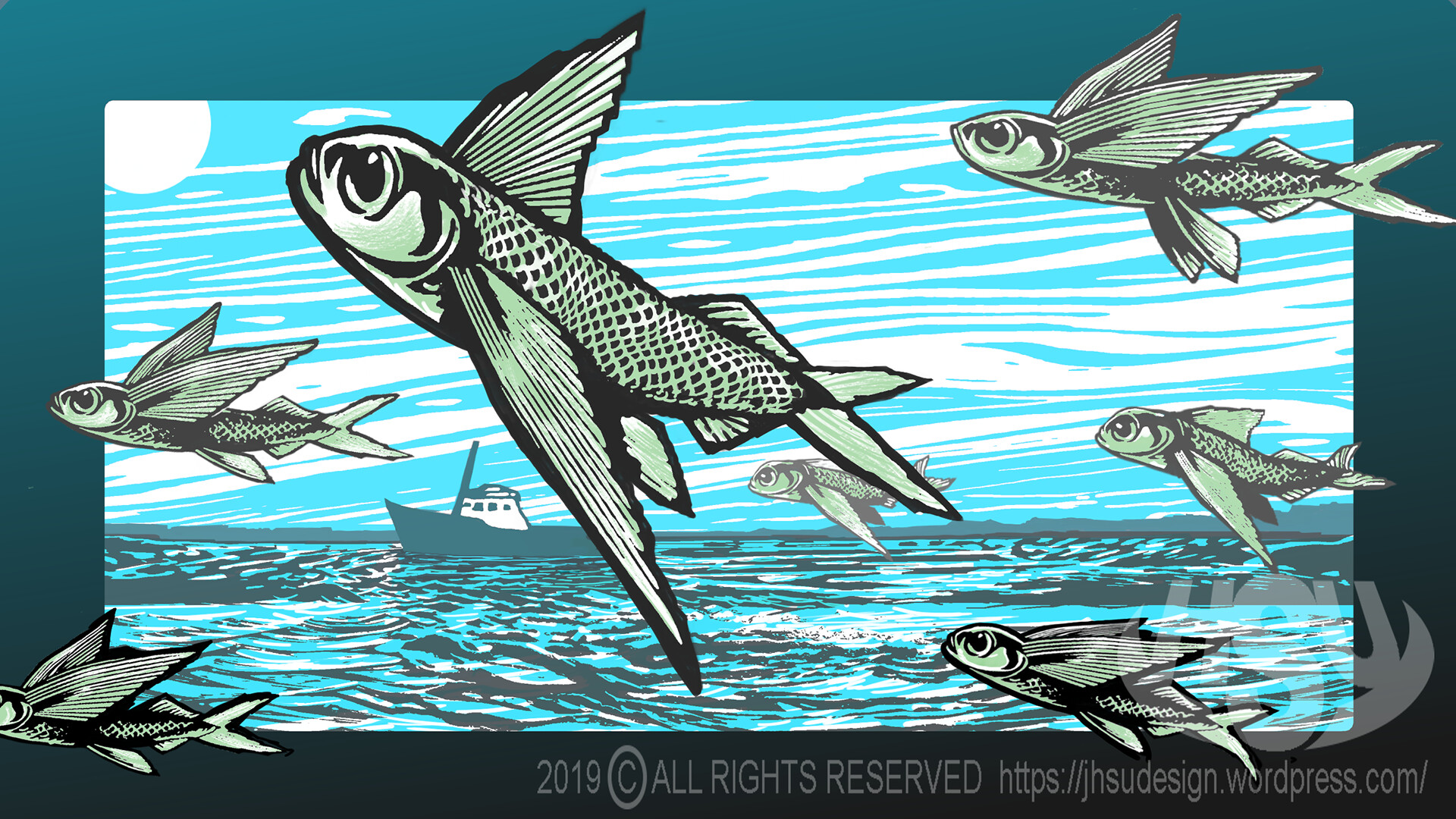 ArtStation - Flying Fish