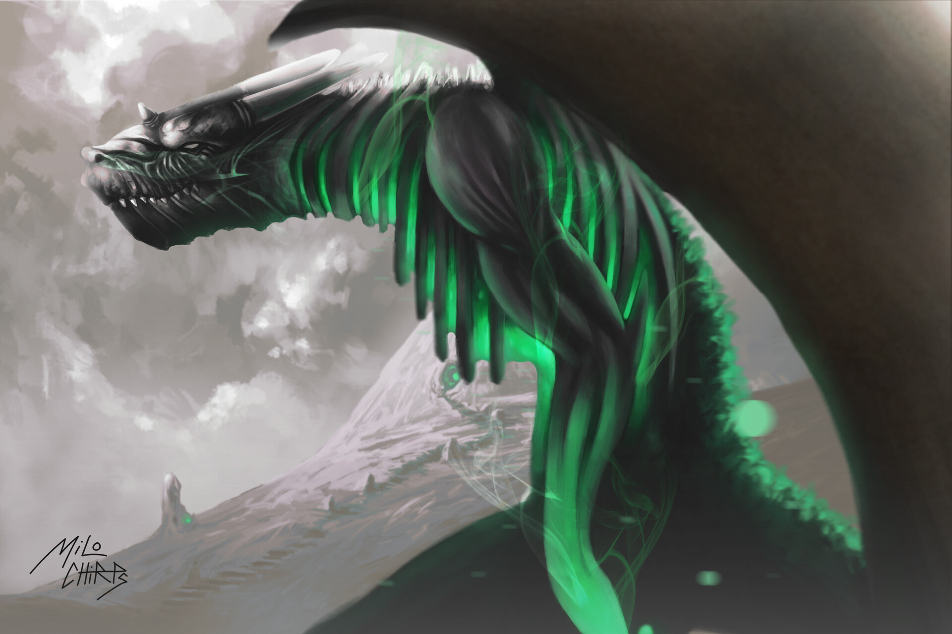ArtStation - Undead Dragon