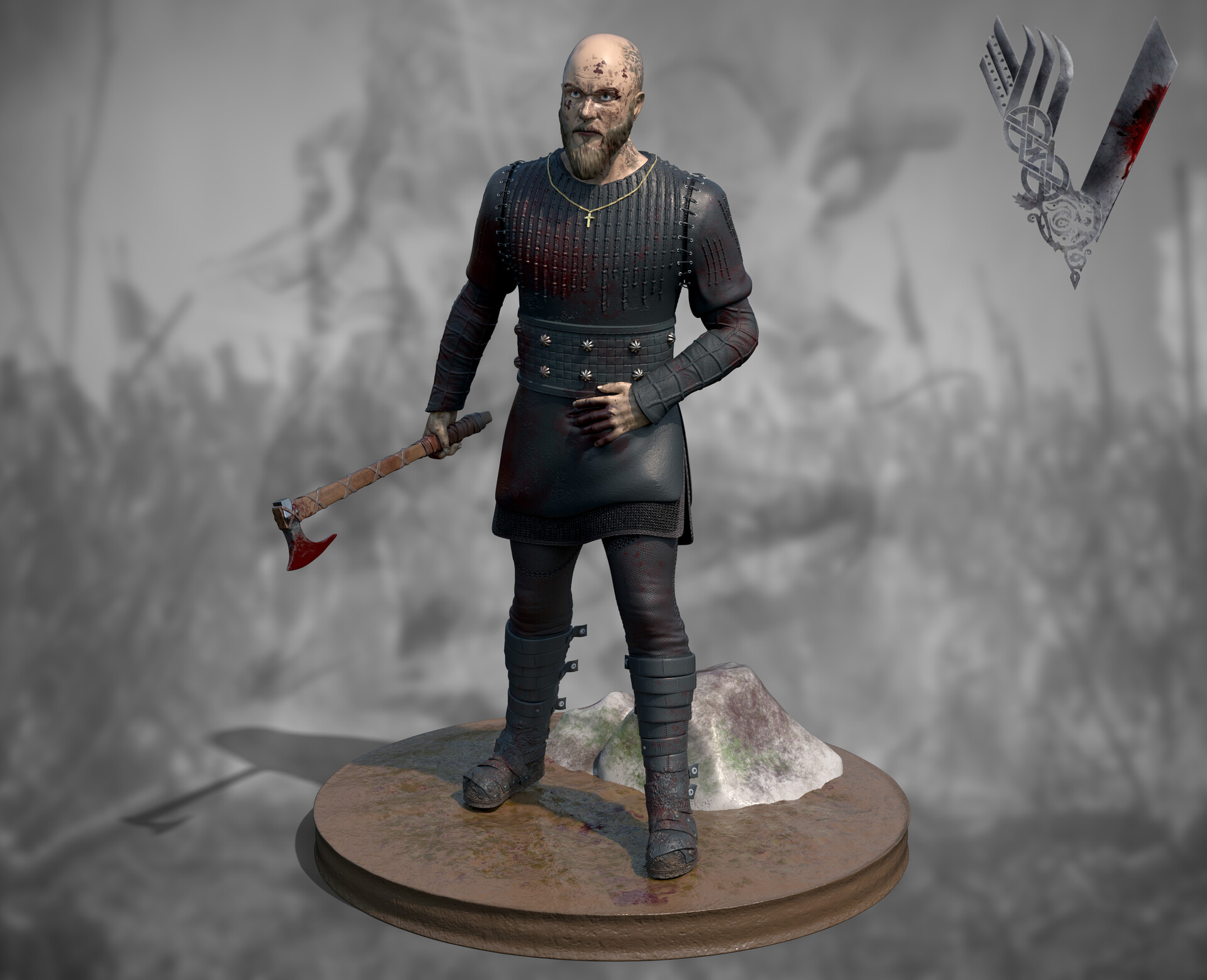 Mario Casty 3D - Ragnar Lodbrok FanSculpt