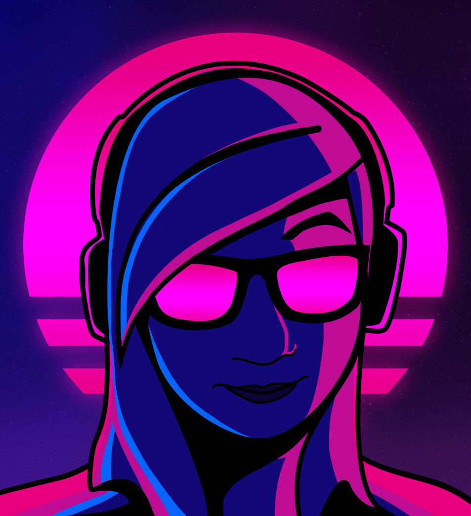 ArtStation - Retro design portrait