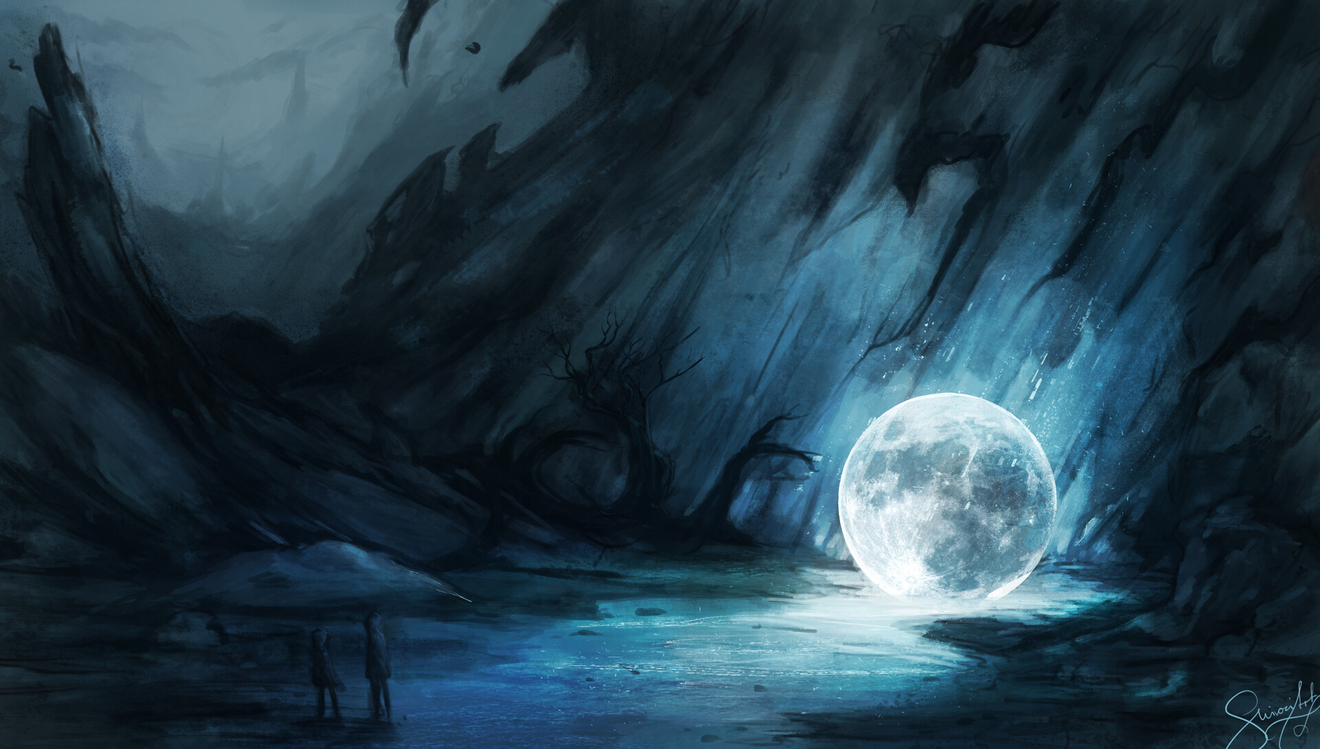 ArtStation - Lost moon