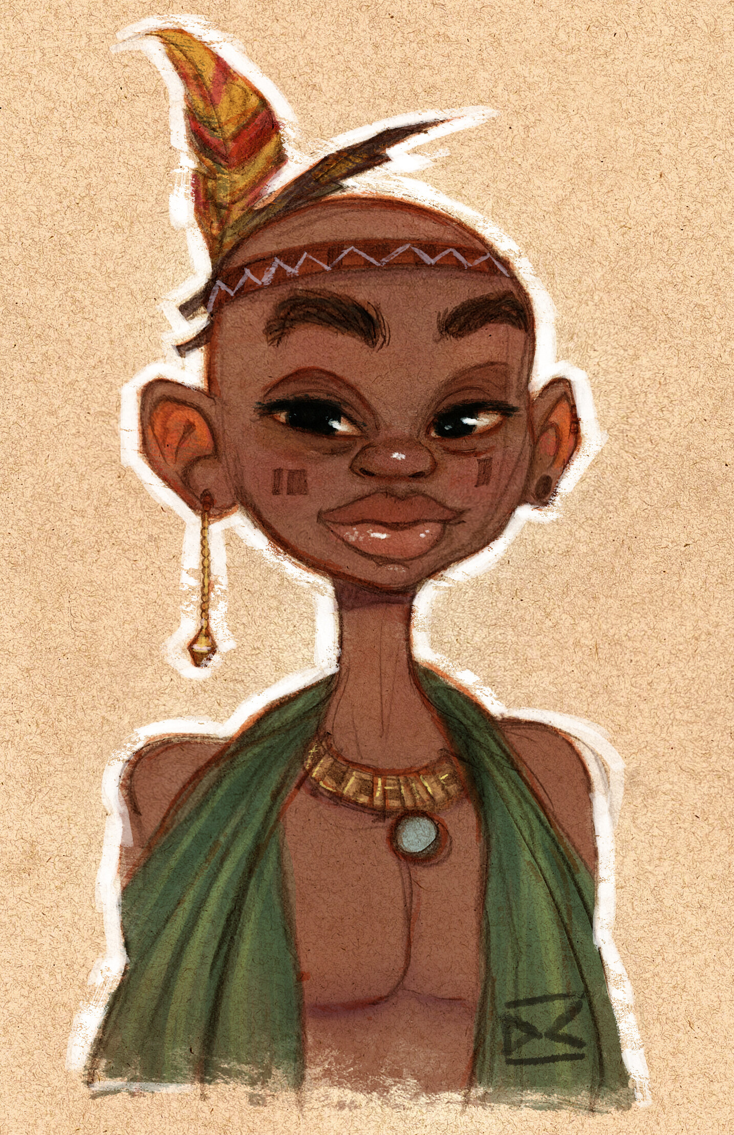 ArtStation - Black Indian