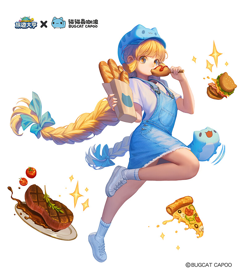 Dasom Lee - 2019 Let's Get rich artwork - Capoocat Watson