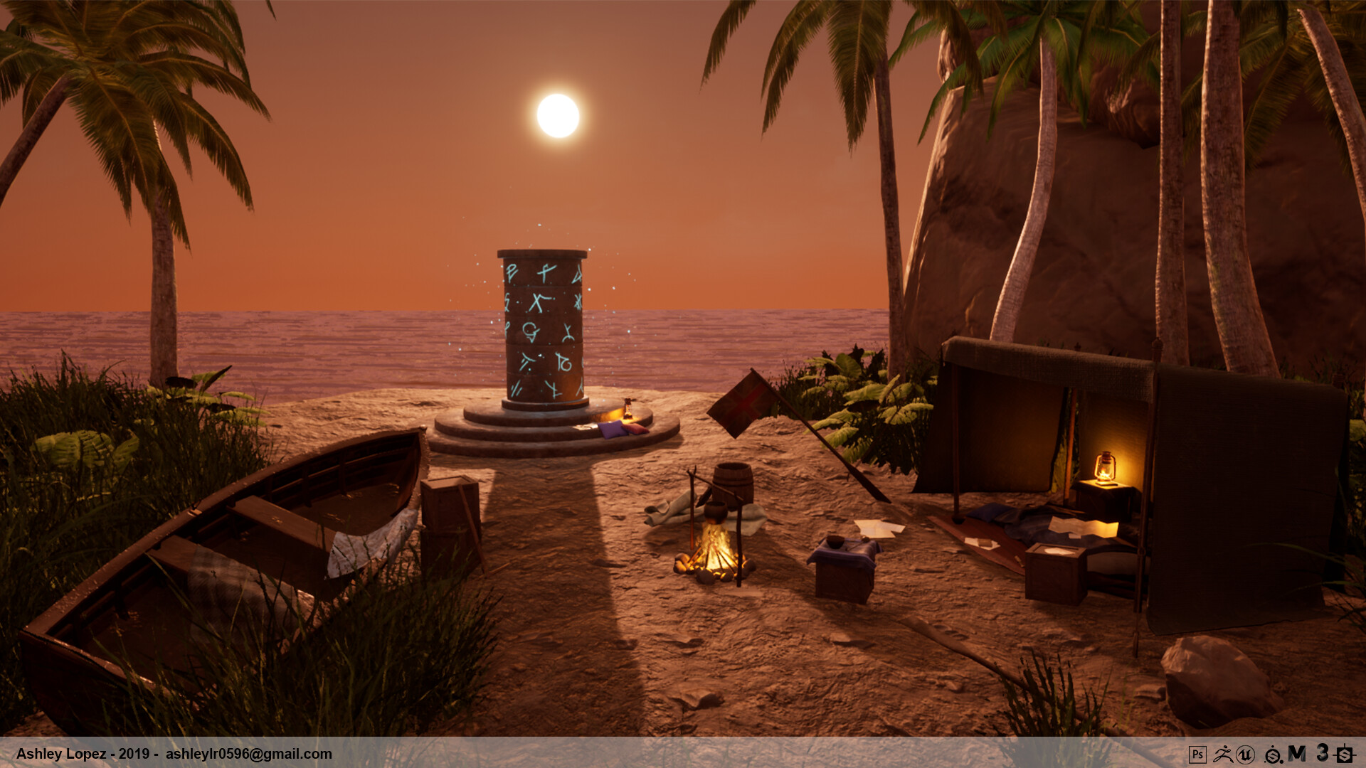 ArtStation - The Mysterious Island - Diploma Project - SAE Institute Geneva 2019