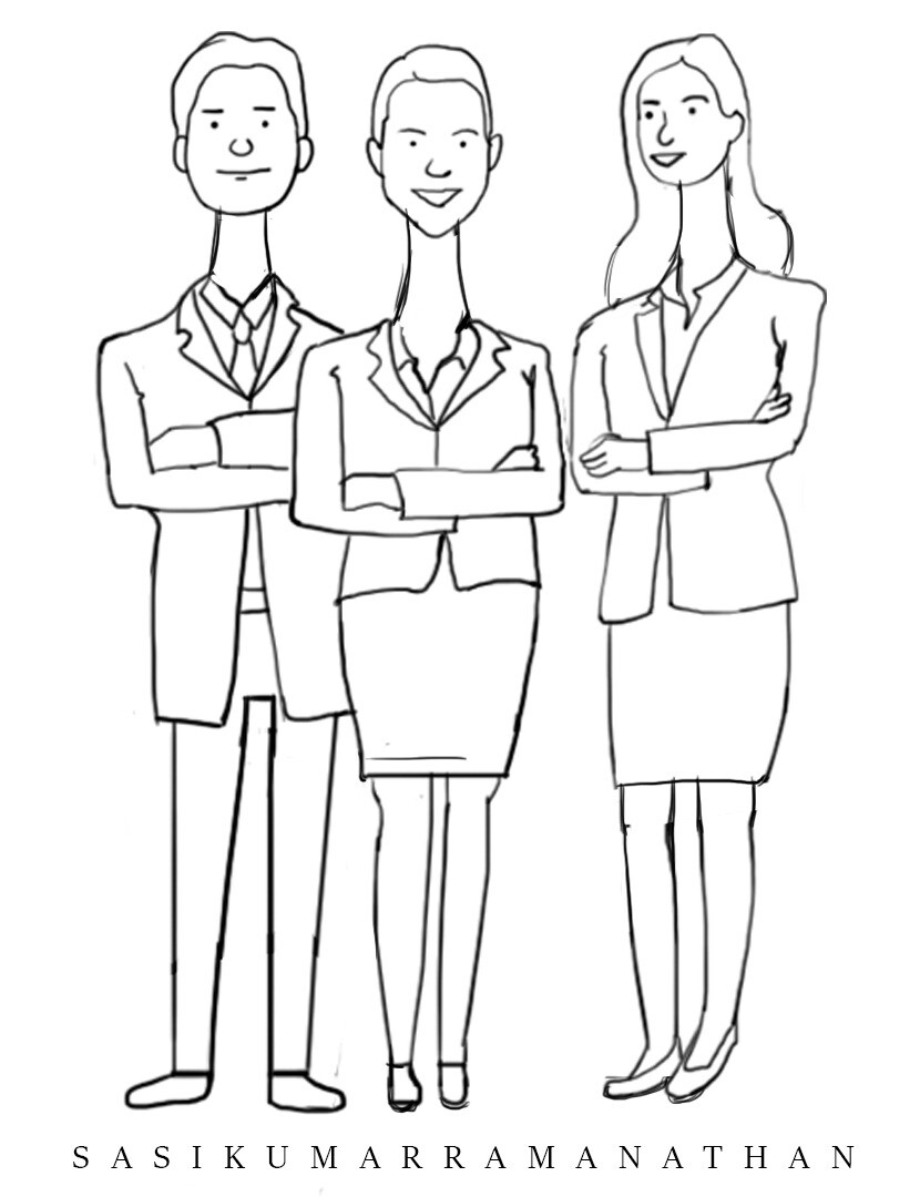 Sasikumar Ramanathan Artist - businessman and woman