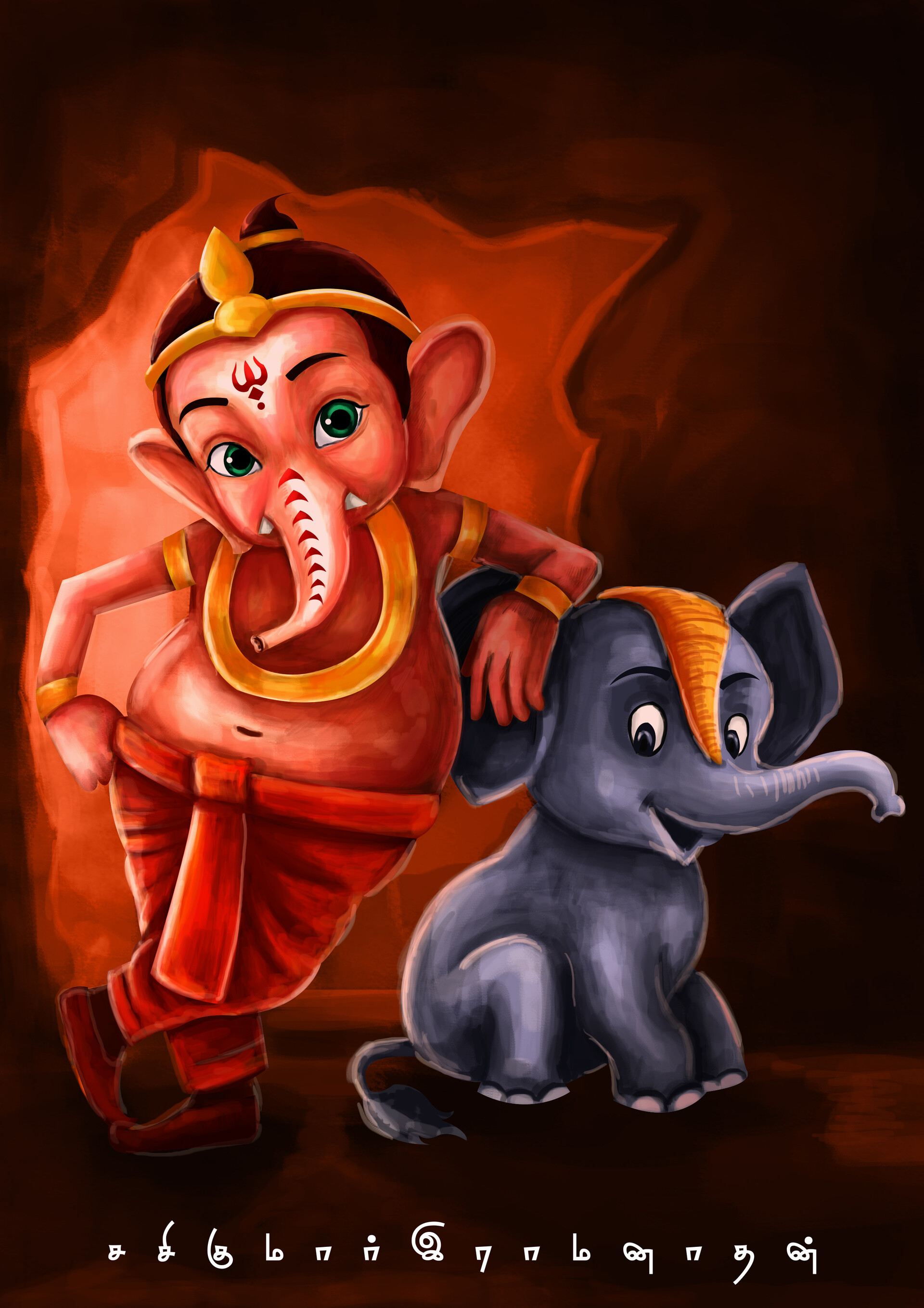 Sasikumar Ramanathan Artist - Ganesha god