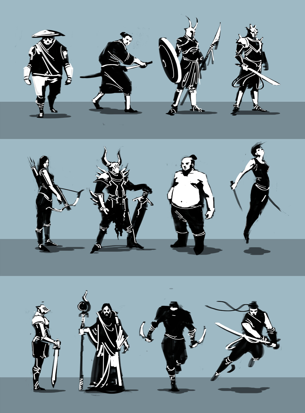 Van Ong - Character Sketches Exercise