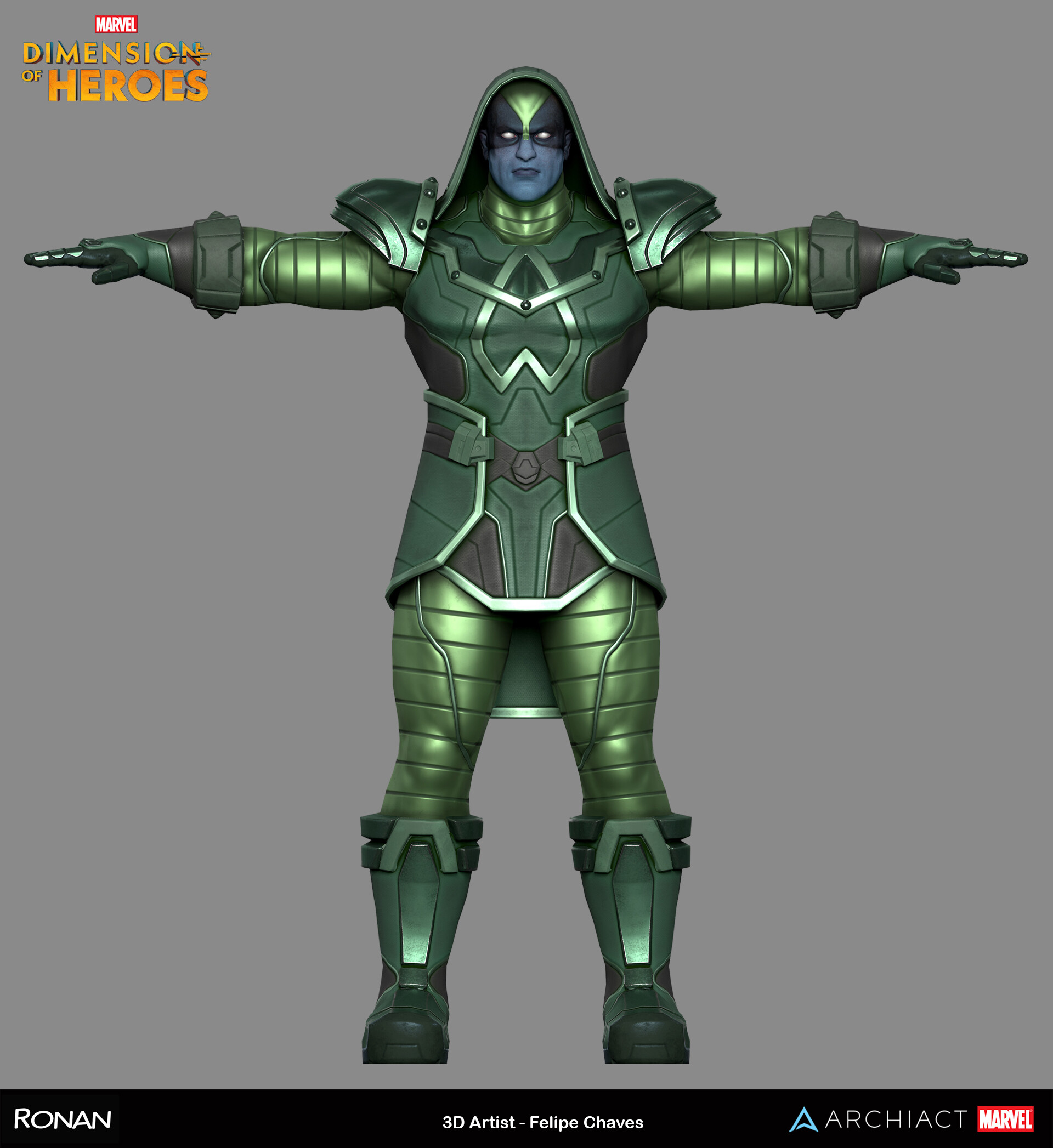 Felipe Chaves - Ronan - MARVEL Dimension of Heroes