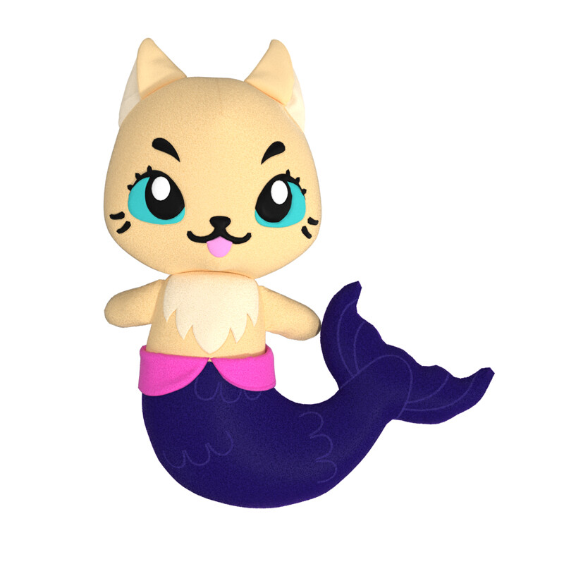 ArtStation - Mer-kitty Plush.