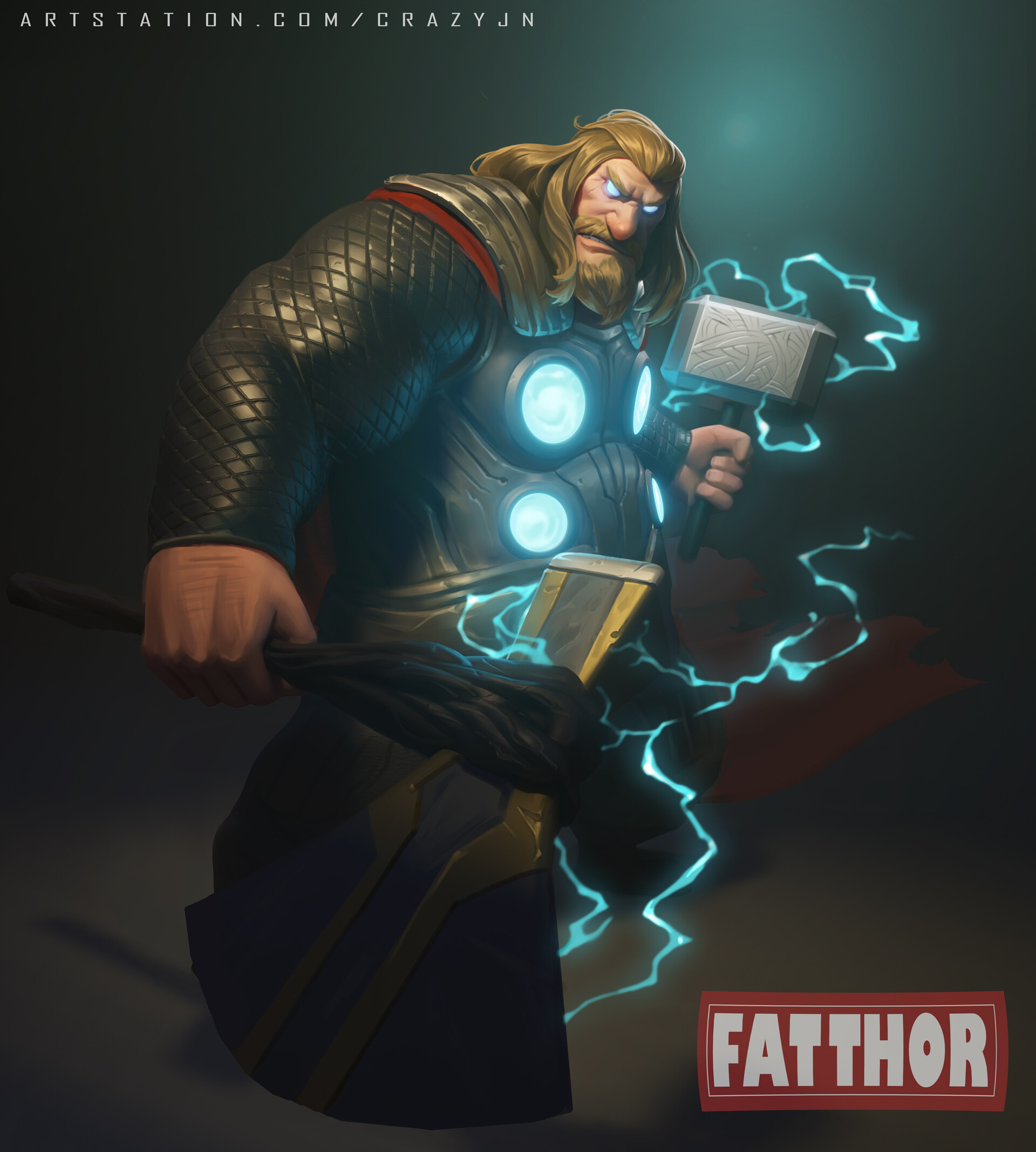 ArtStation - Fat Thor