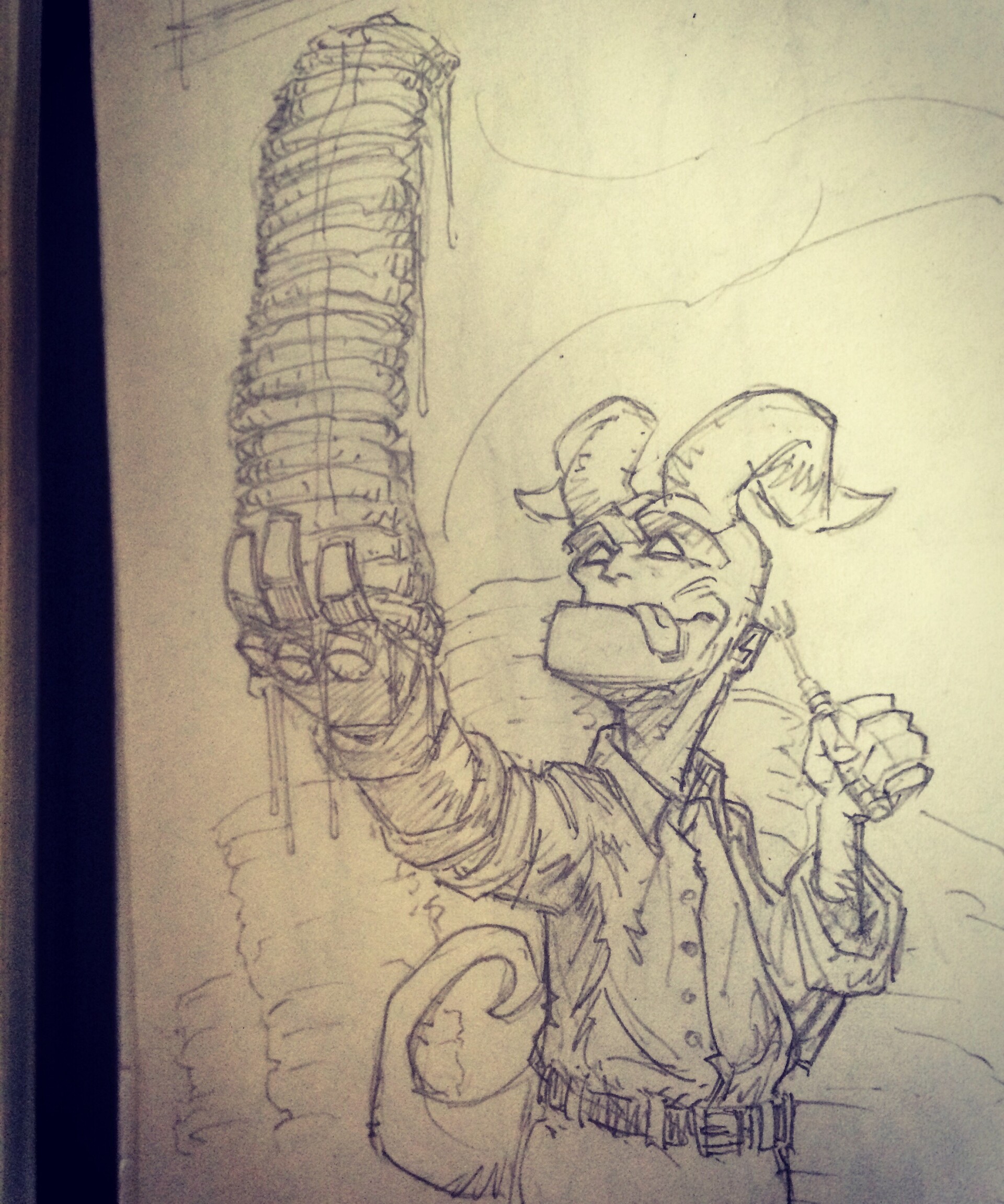 ArtStation - Kid Hellboy and the Tower of Pancakes!